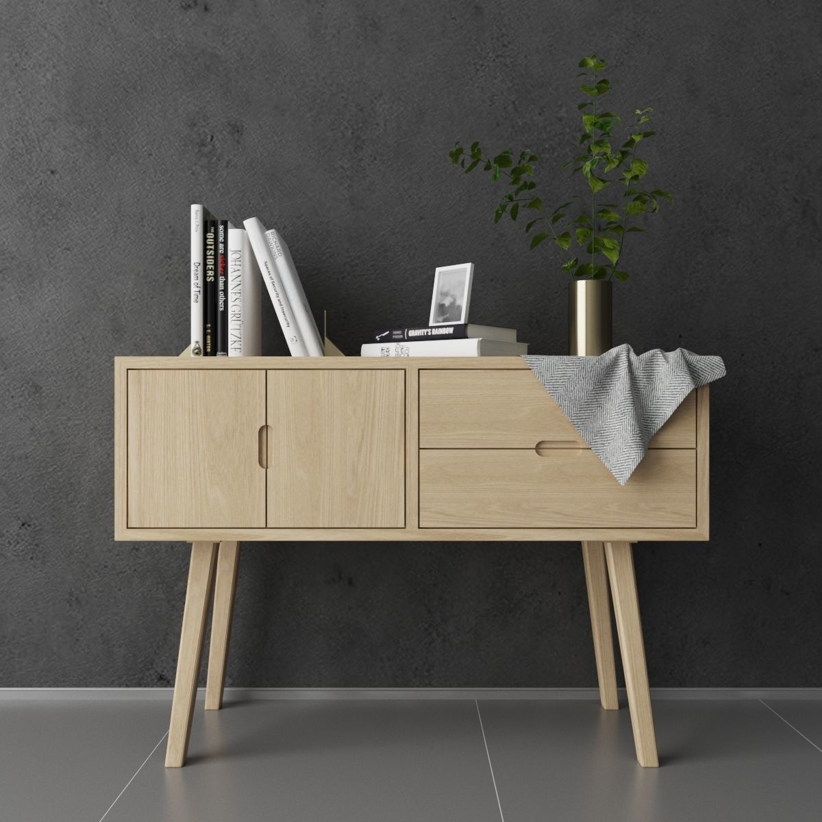 Chest Of Drawers HUBSCH 3D model | CGTrader