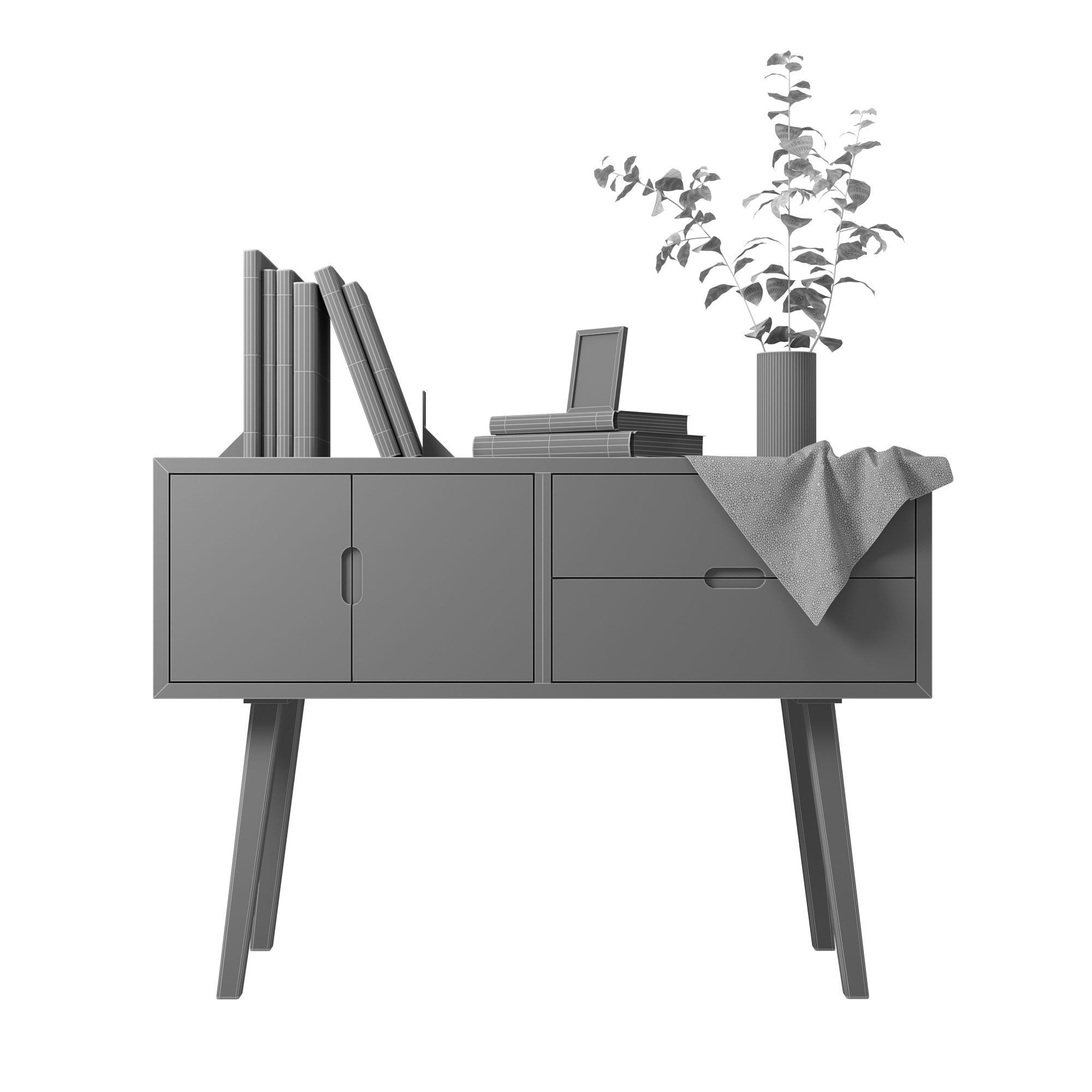 Chest Of Drawers HUBSCH 3D model | CGTrader