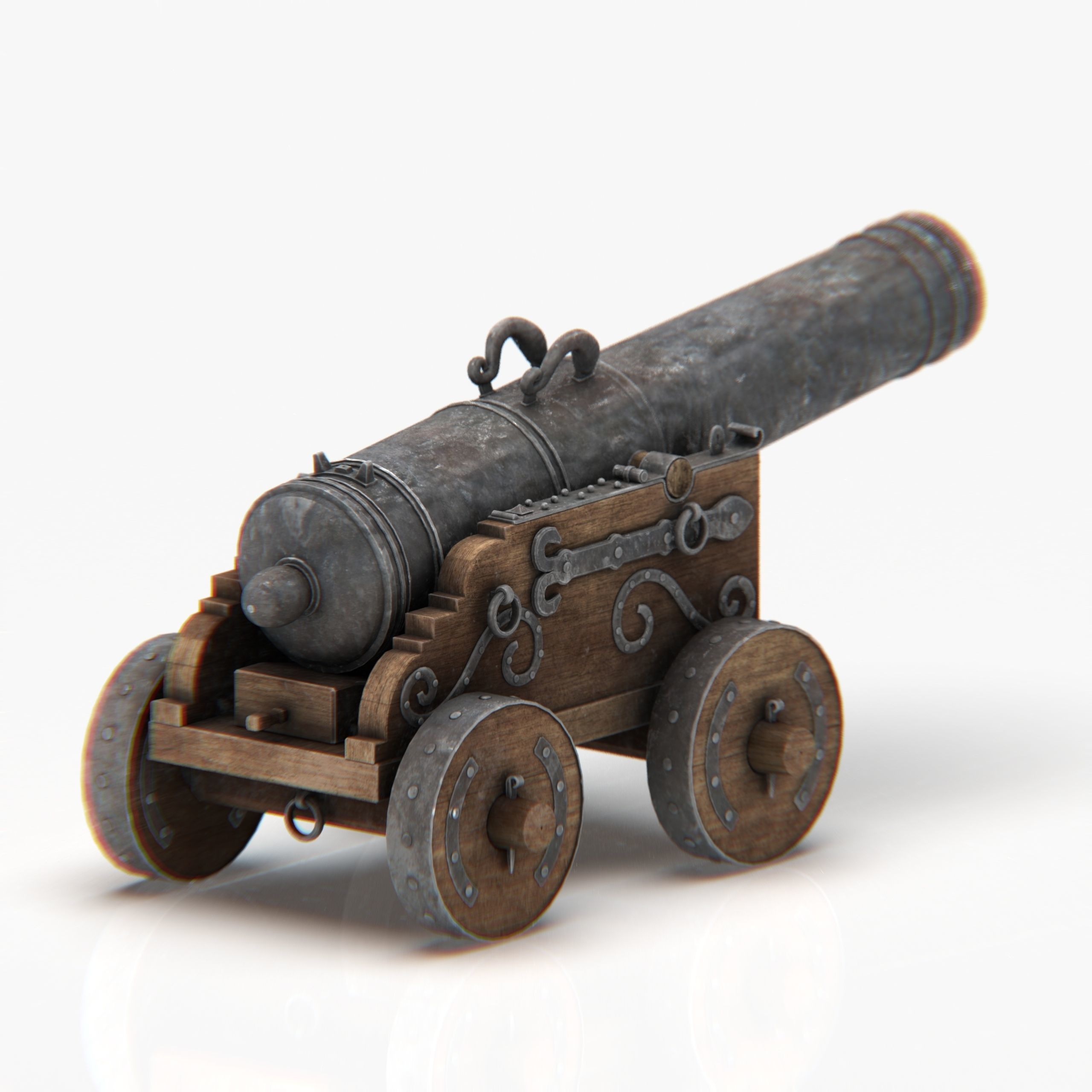 Medieval Cannon 3D model | CGTrader