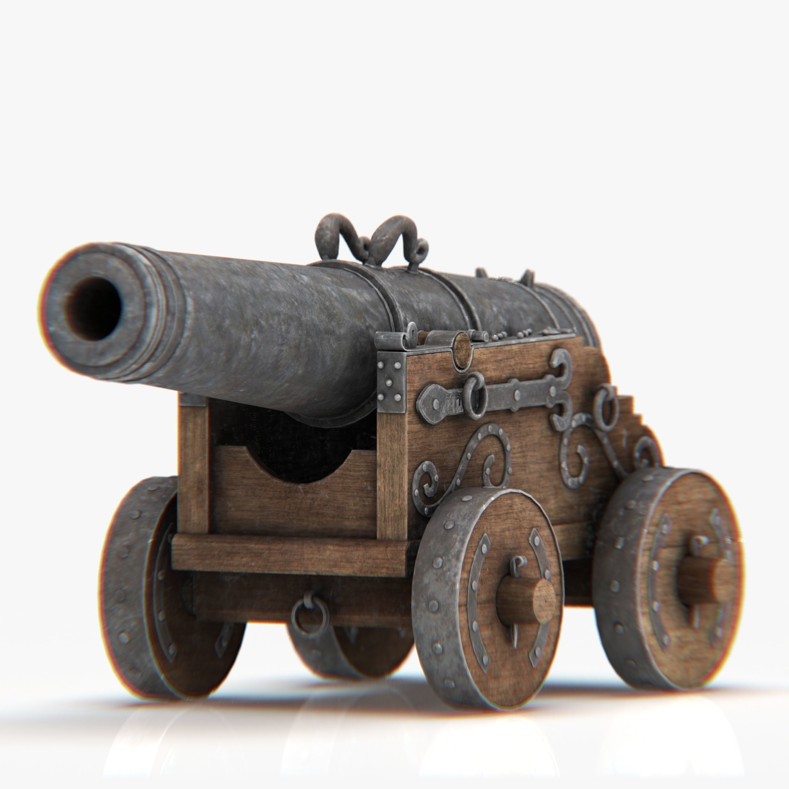 Medieval Cannon 3D model | CGTrader