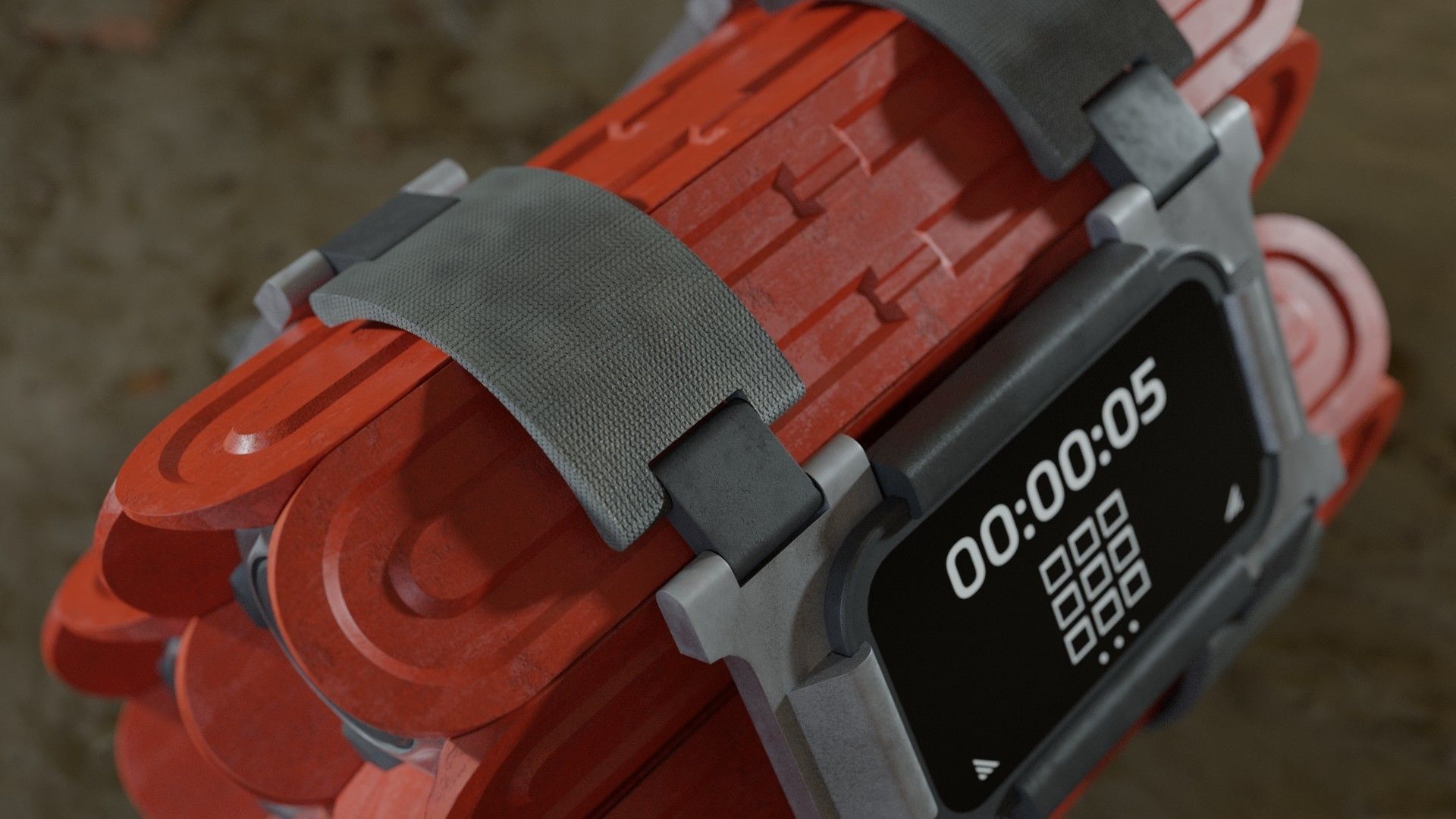 3D model Timebomb SciFi VR / AR / low-poly | CGTrader