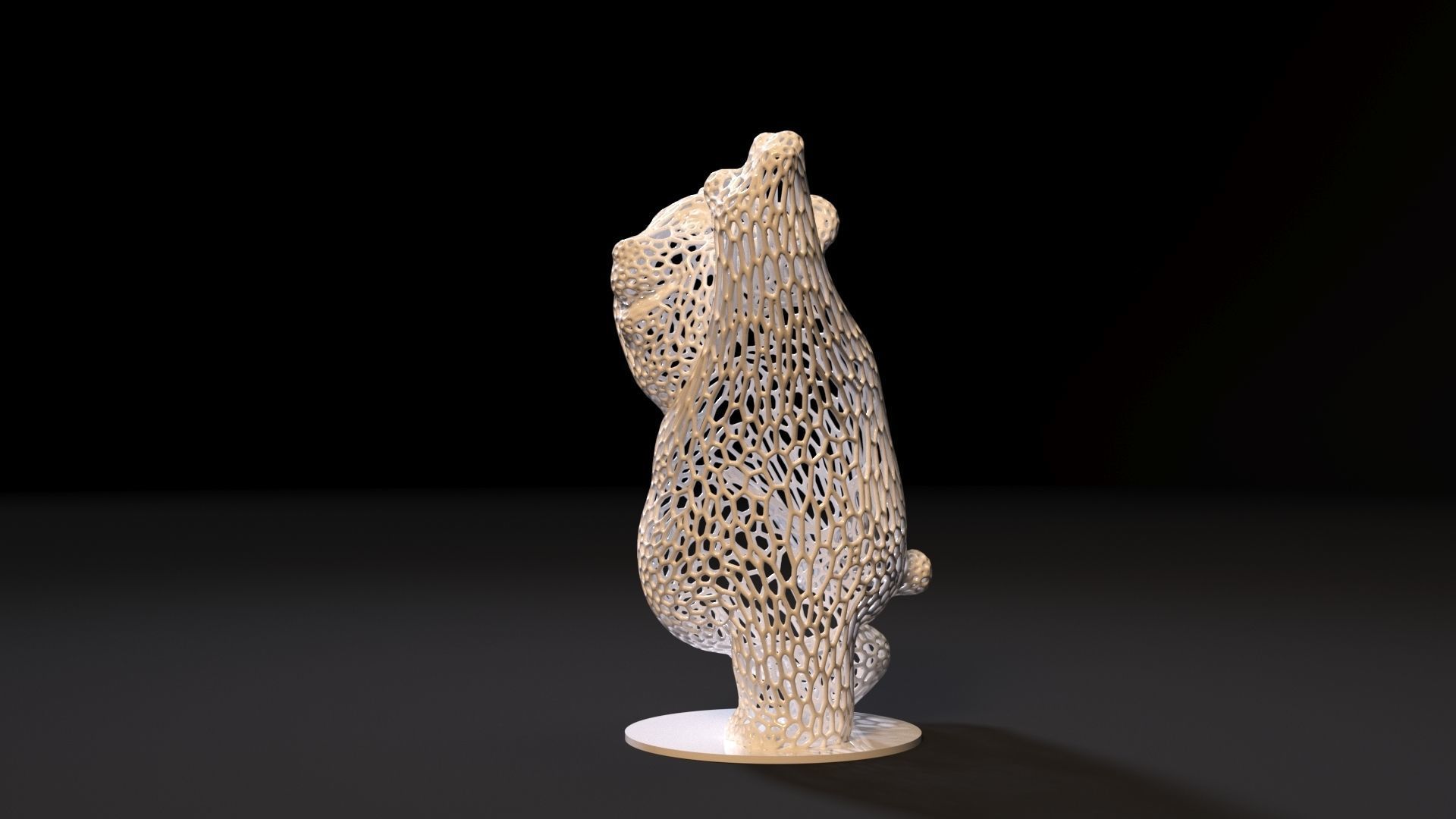 White Bear 3D model 3D printable | CGTrader
