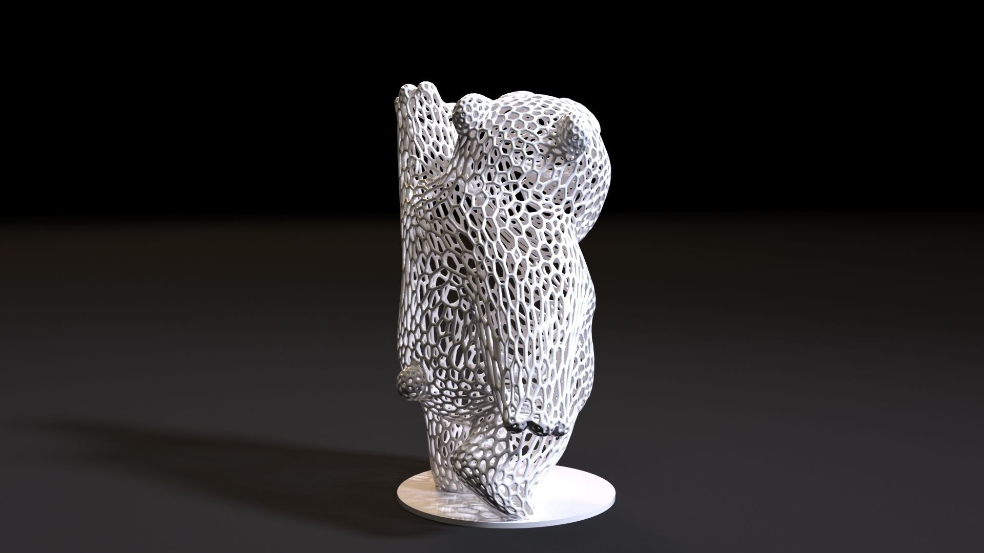White Bear 3D model 3D printable | CGTrader