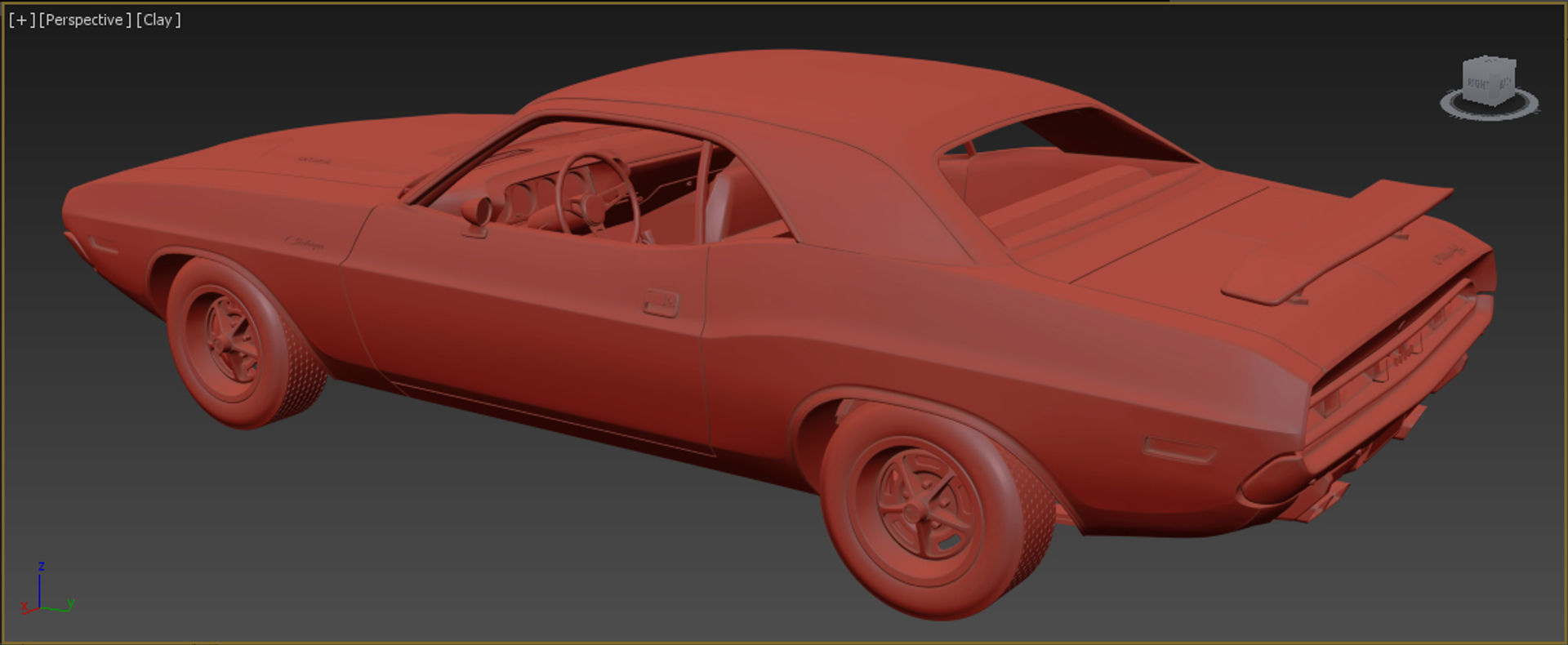 1970 Dodge Challenger RT 3D model | CGTrader