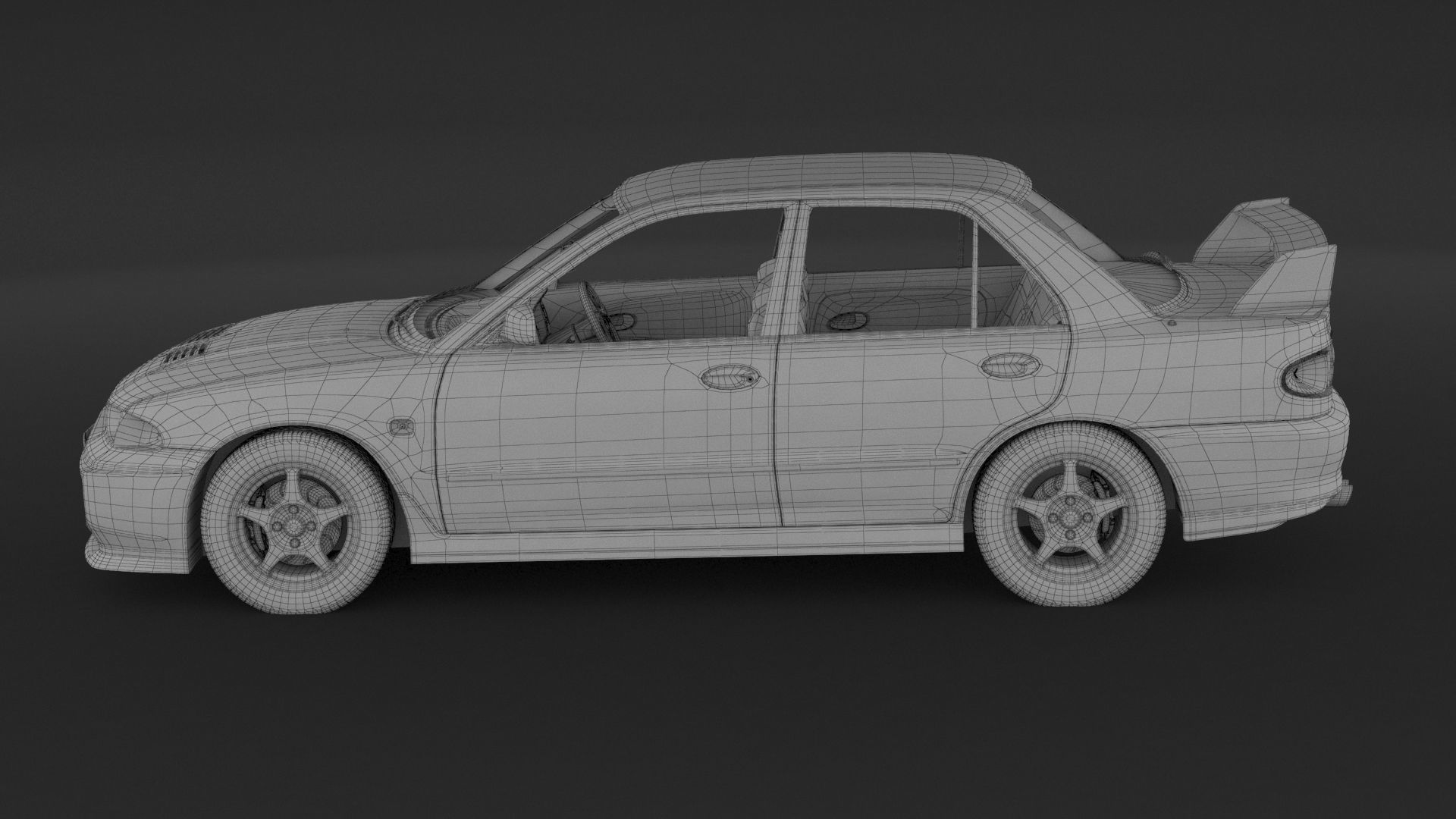 Mitsubishi Lancer Evolution 3 3D model | CGTrader