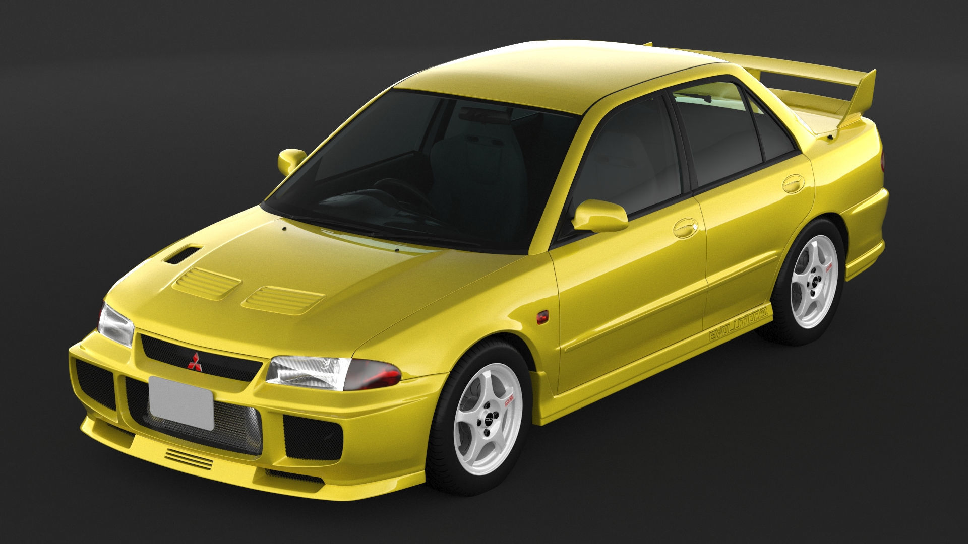 Mitsubishi Lancer Evolution 3 3D model | CGTrader