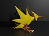 Zapdos pokemon 3D print model 3D model 3D printable | CGTrader