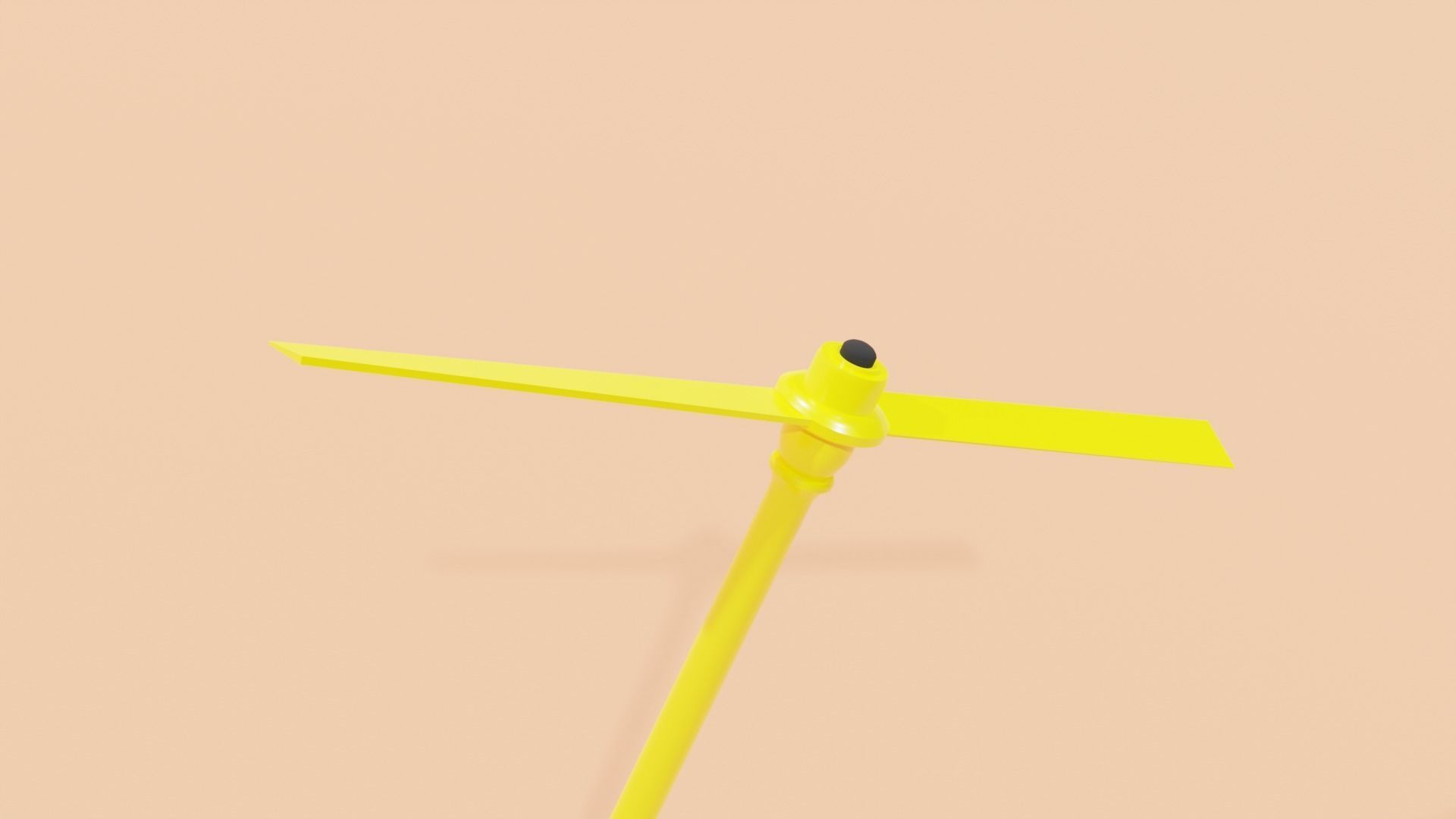 Doraemon Take Copter - Bamboo Copter - The Hopter 3D model | CGTrader