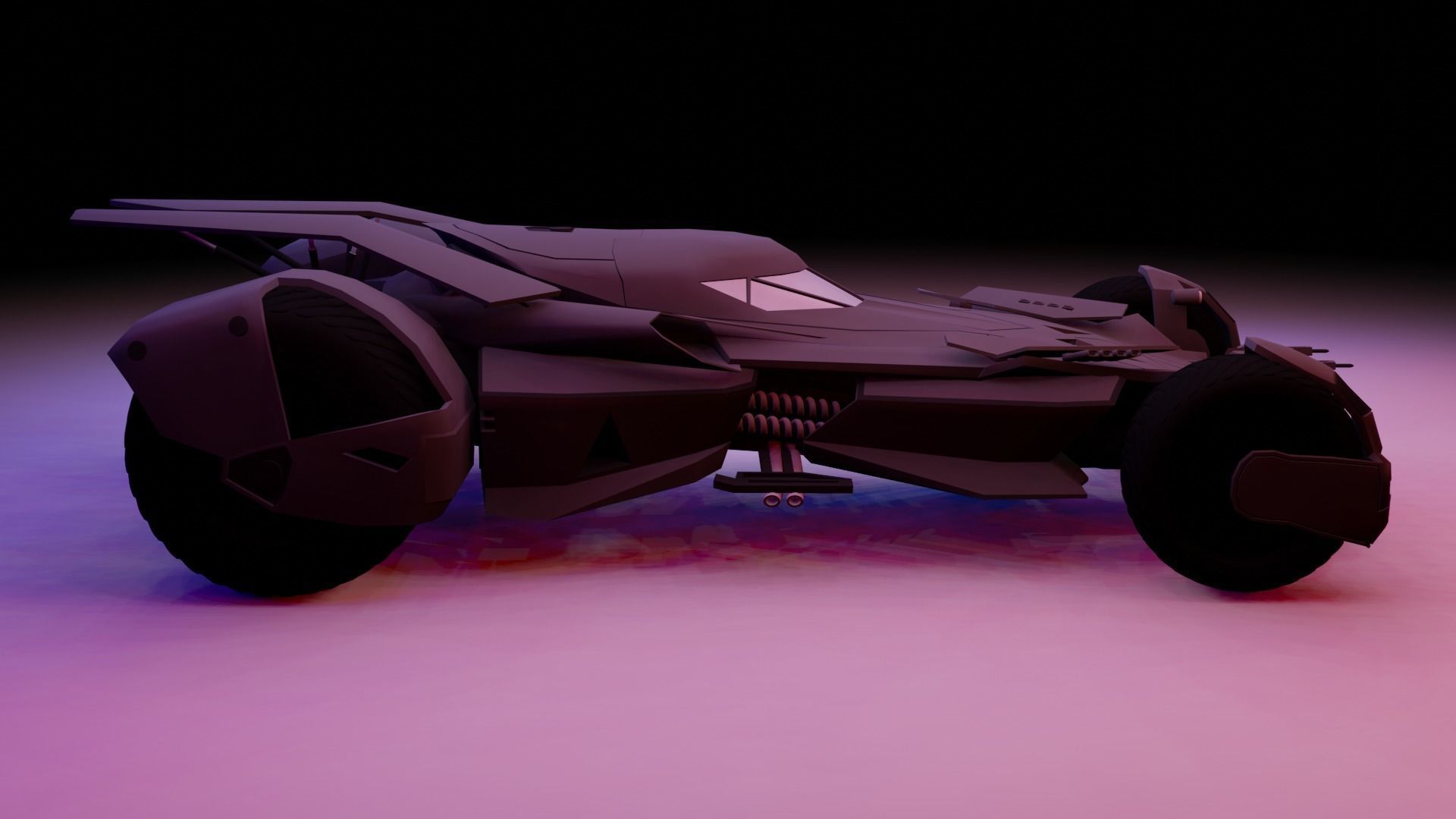 BATMAN CAR FULL RIGGED FULL GOOD MATIRIAL 3D model rigged | CGTrader