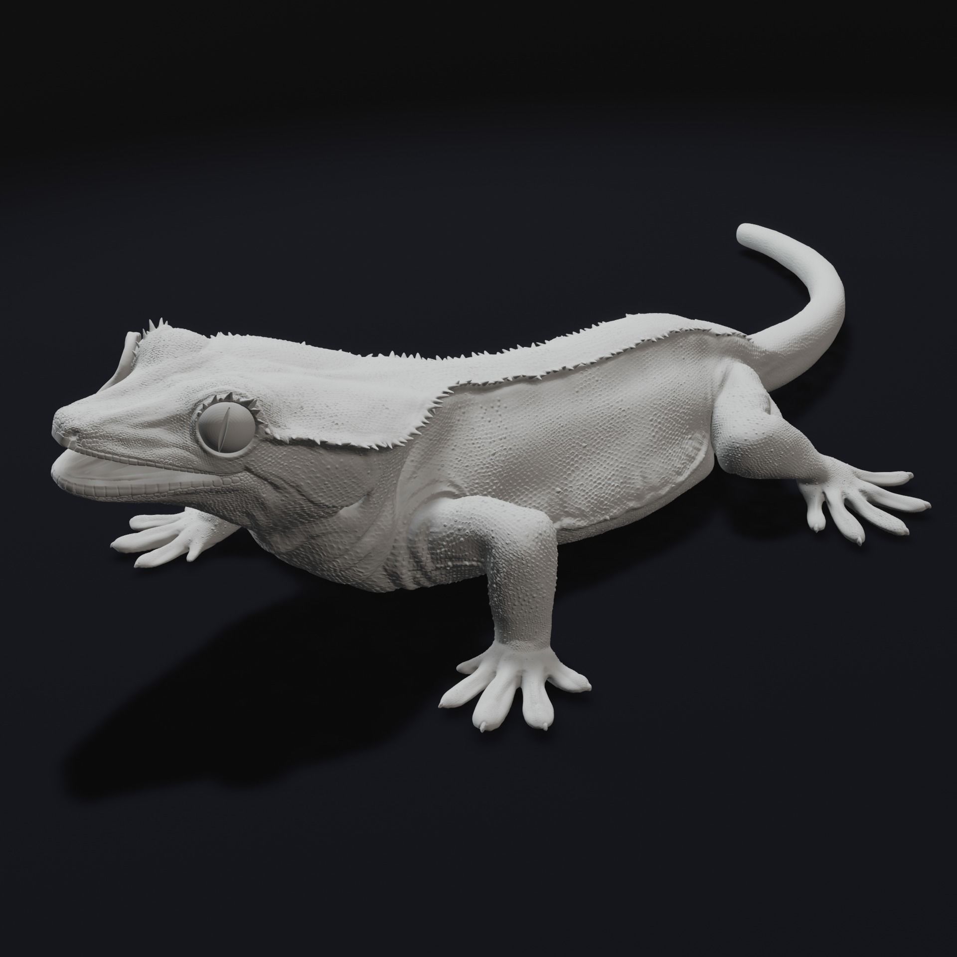 Crested Gecko Lizard Pet 3D Print Model 3D model 3D printable | CGTrader