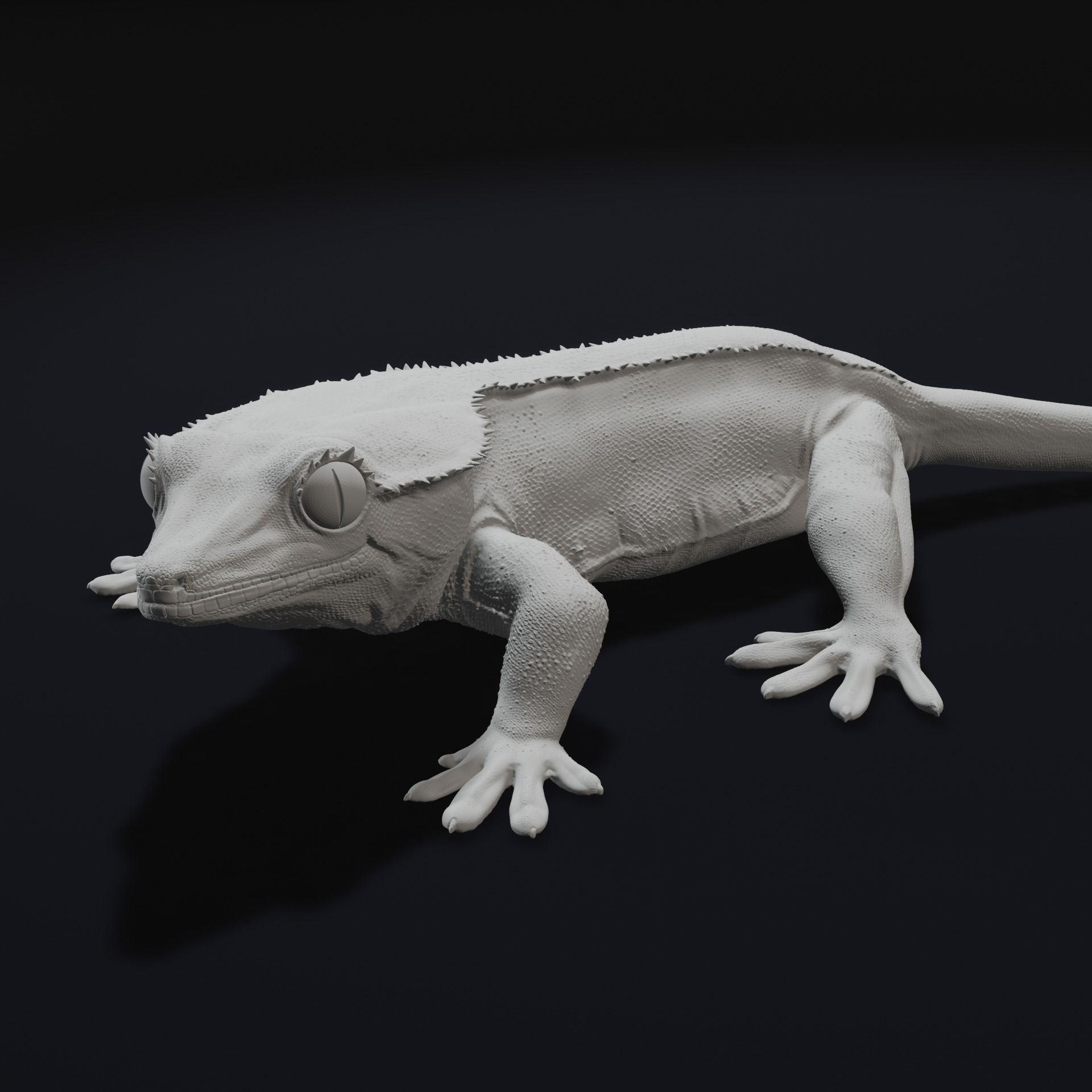 Crested Gecko Lizard Pet 3D Print Model 3D model 3D printable | CGTrader