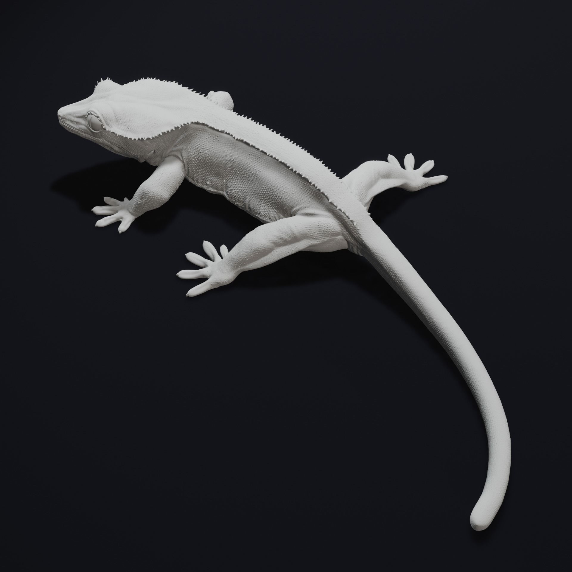 Crested Gecko Lizard Pet 3D Print Model 3D model 3D printable | CGTrader