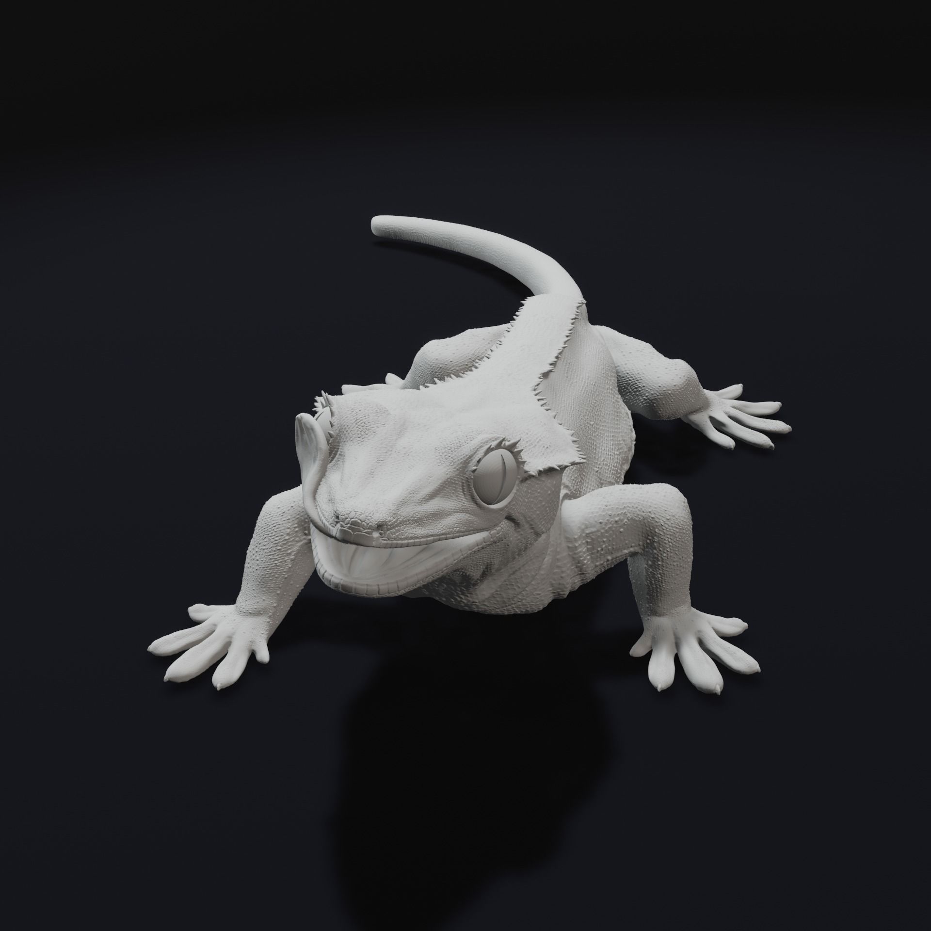 Crested Gecko Lizard Pet 3D Print Model 3D model 3D printable | CGTrader