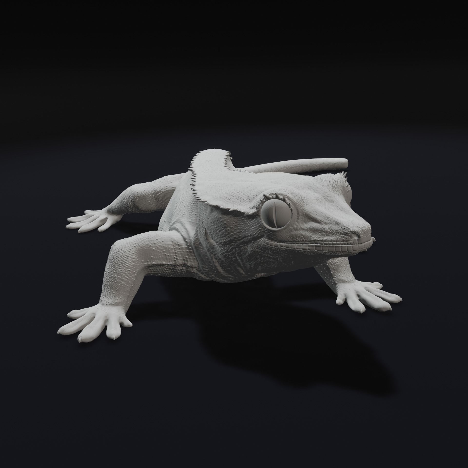 Crested Gecko Lizard Pet 3D Print Model 3D model 3D printable | CGTrader