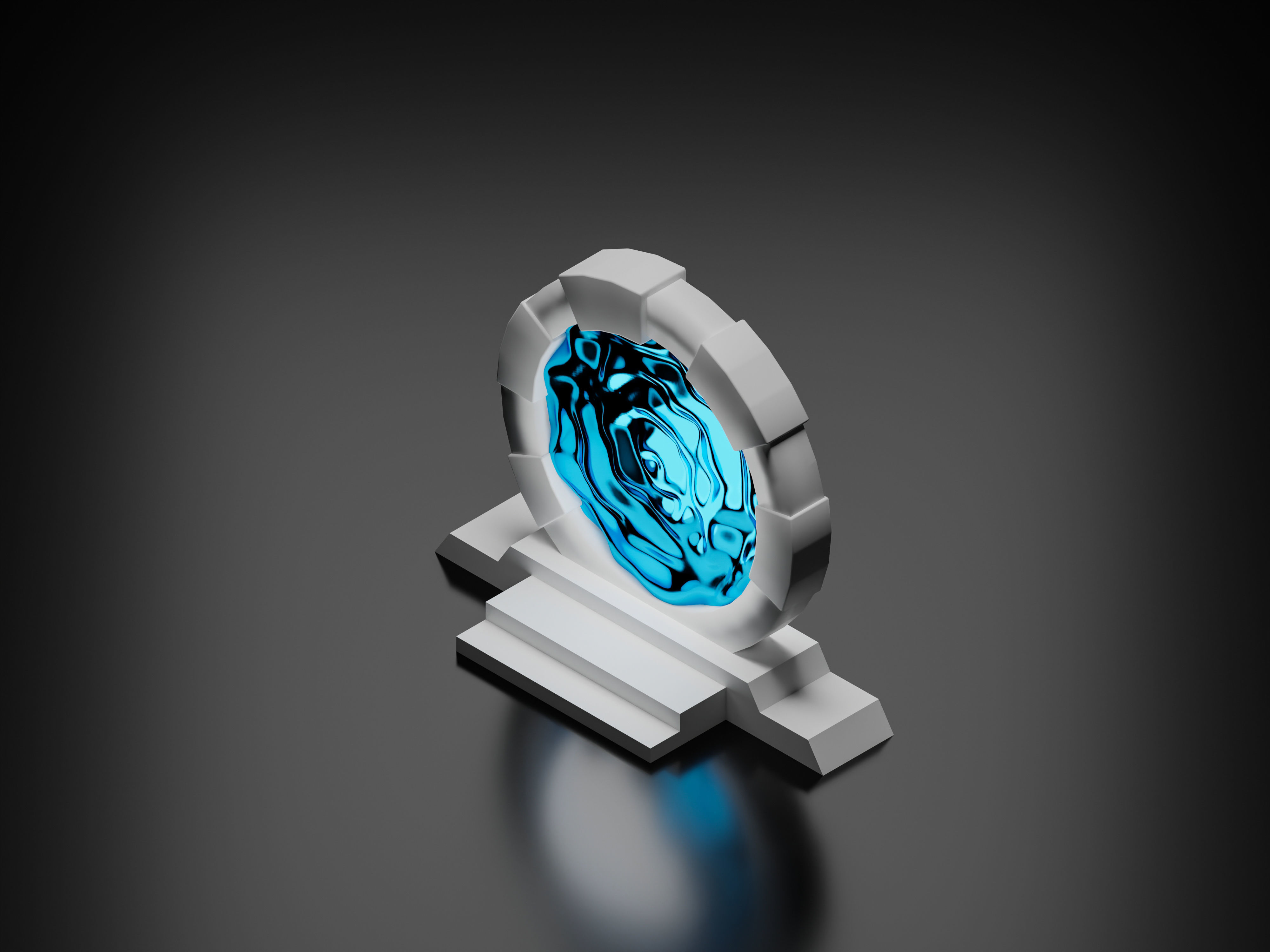 Dimension portal set 3D model | CGTrader