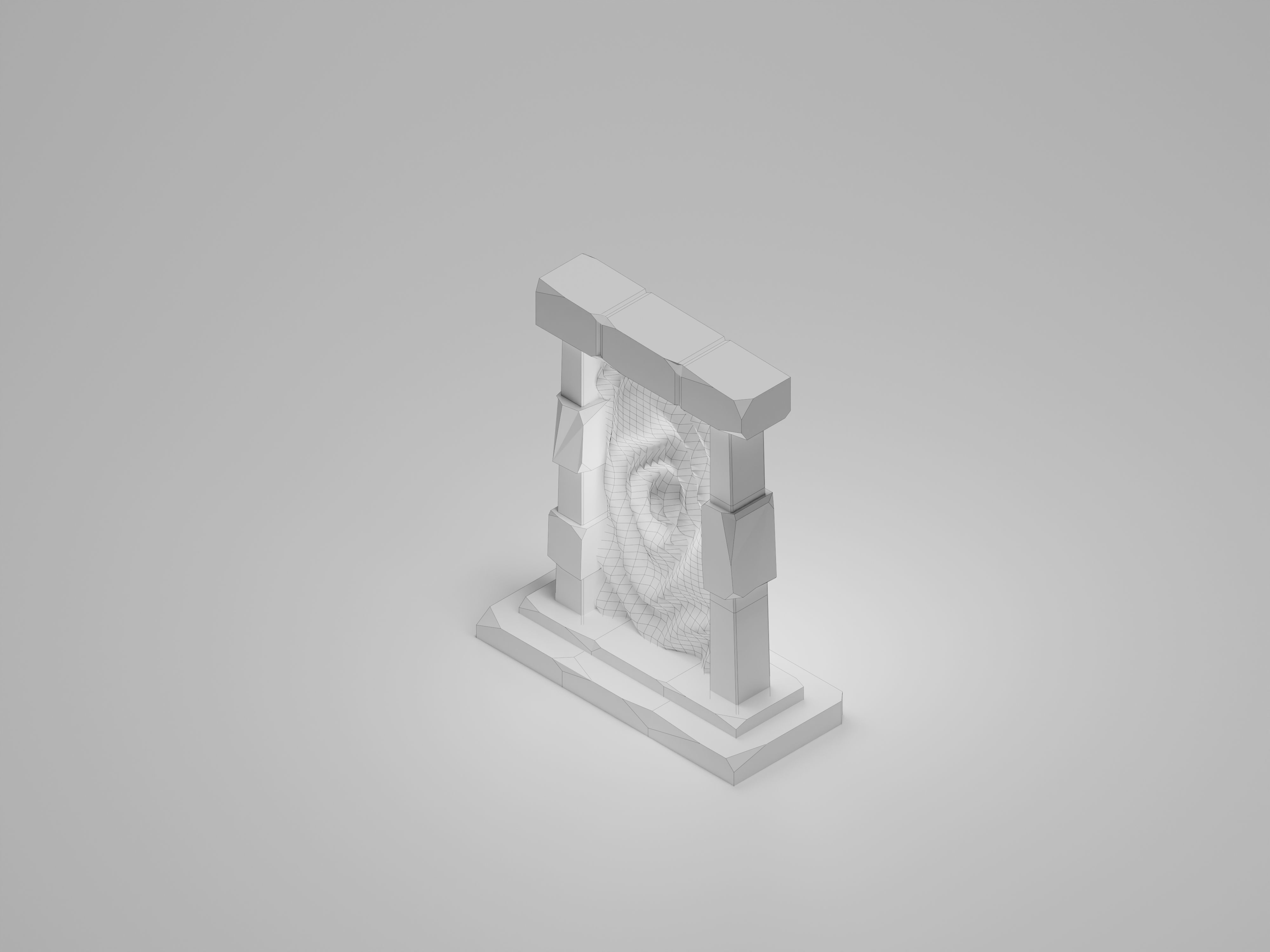 Dimension portal set 3D model | CGTrader