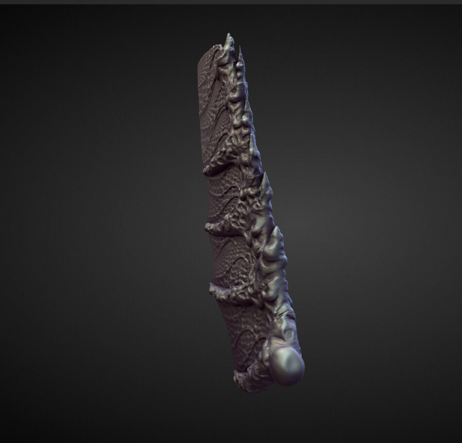 WING13 high poly sculpt 3D model | CGTrader