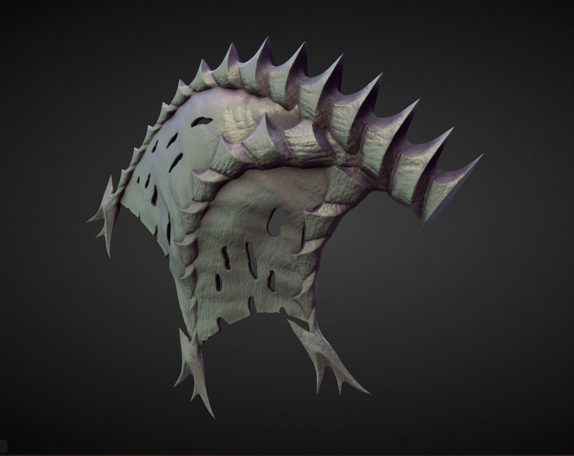 WING3 high poly sculpt 3D model | CGTrader