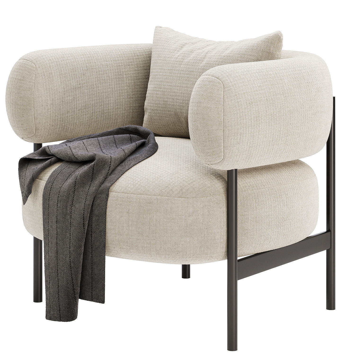 Aleia Accent Chair 3D model | CGTrader