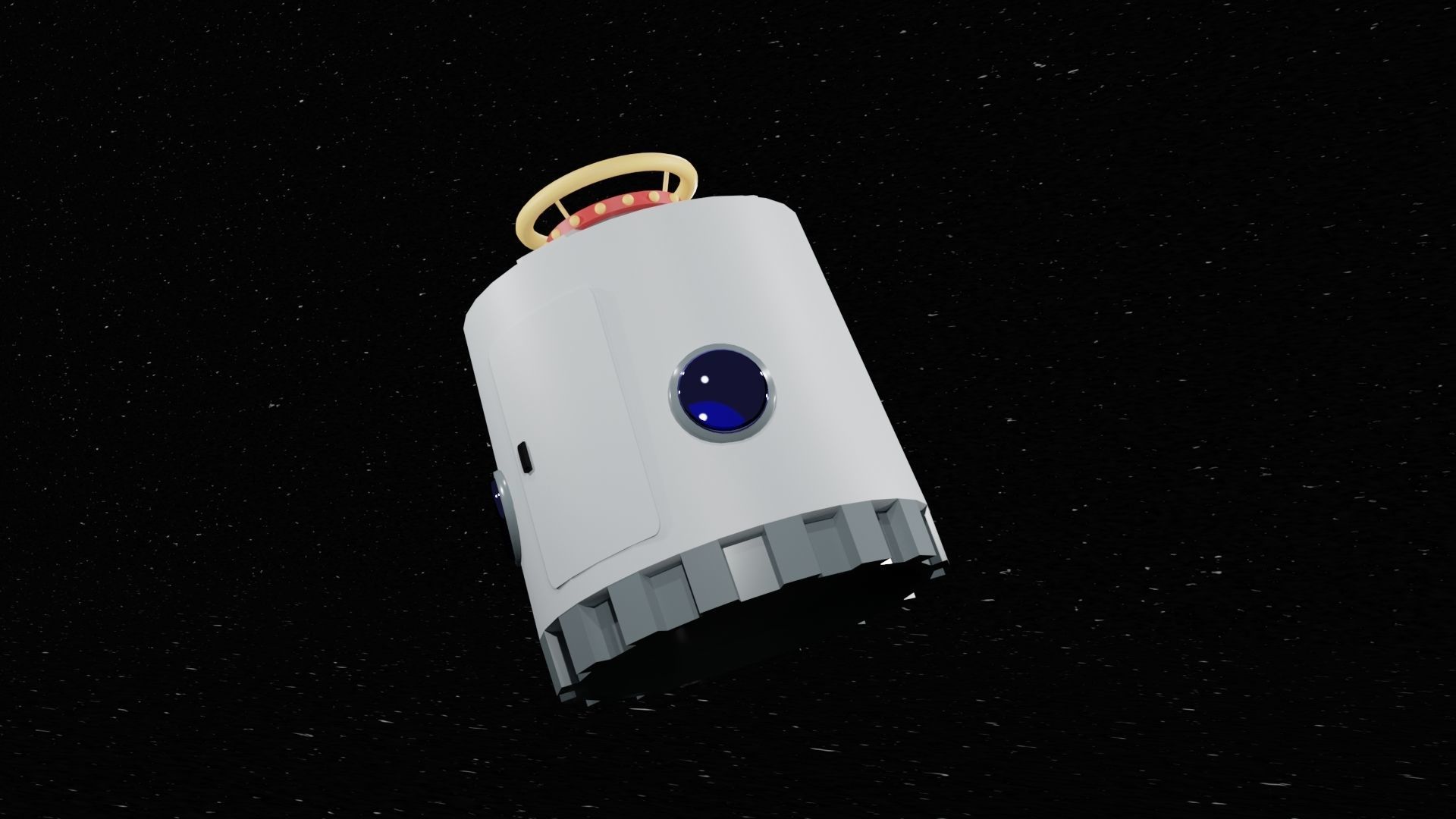 Doraemon Space Lifeboat - Spaceship Lifeboat 3D model | CGTrader