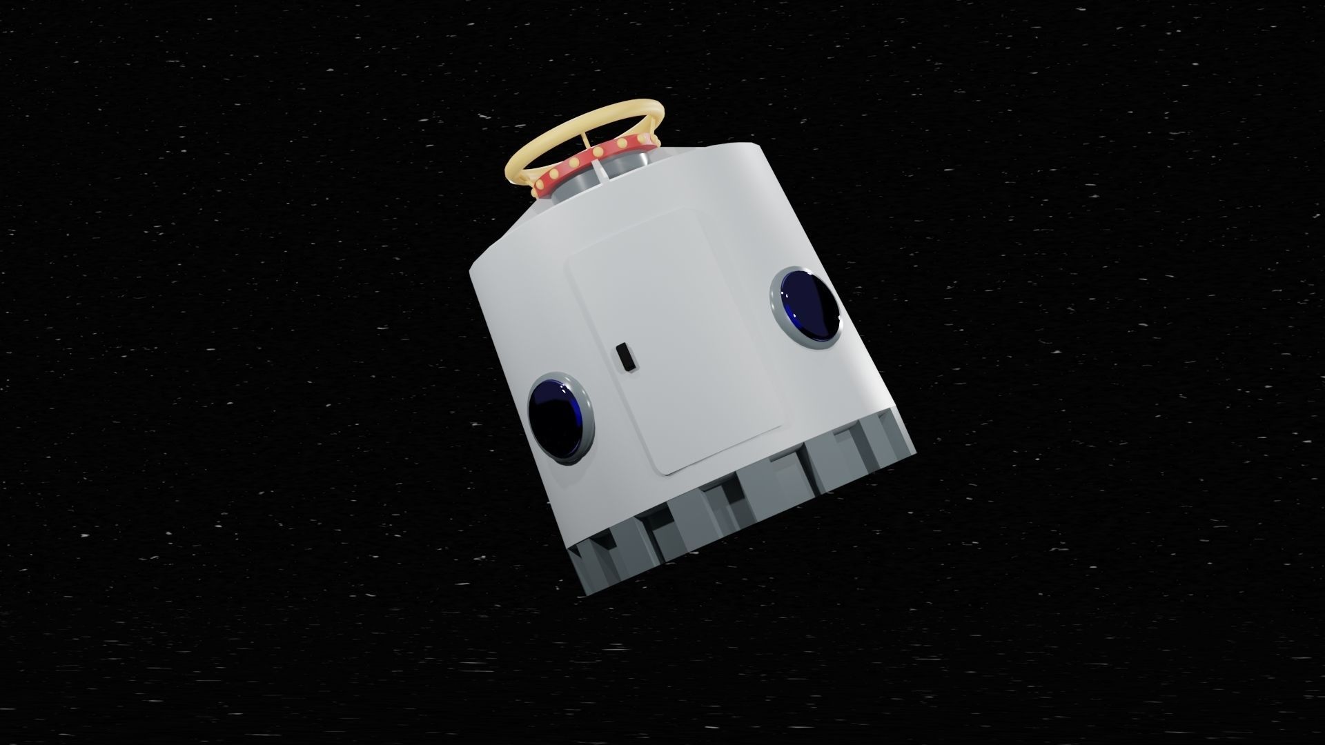 Doraemon Space Lifeboat - Spaceship Lifeboat 3D model | CGTrader