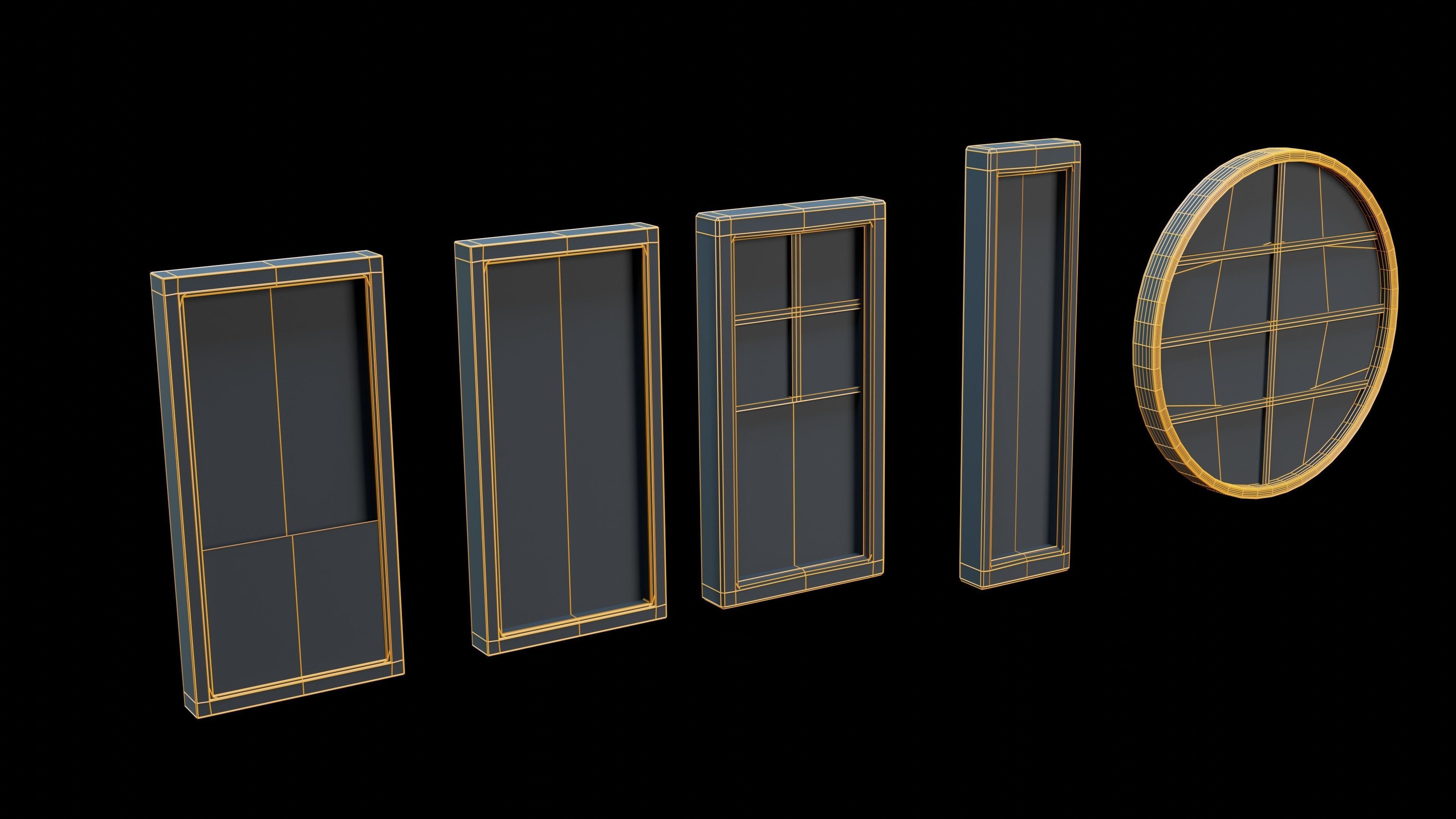 windows 3d model pack 3D model | CGTrader