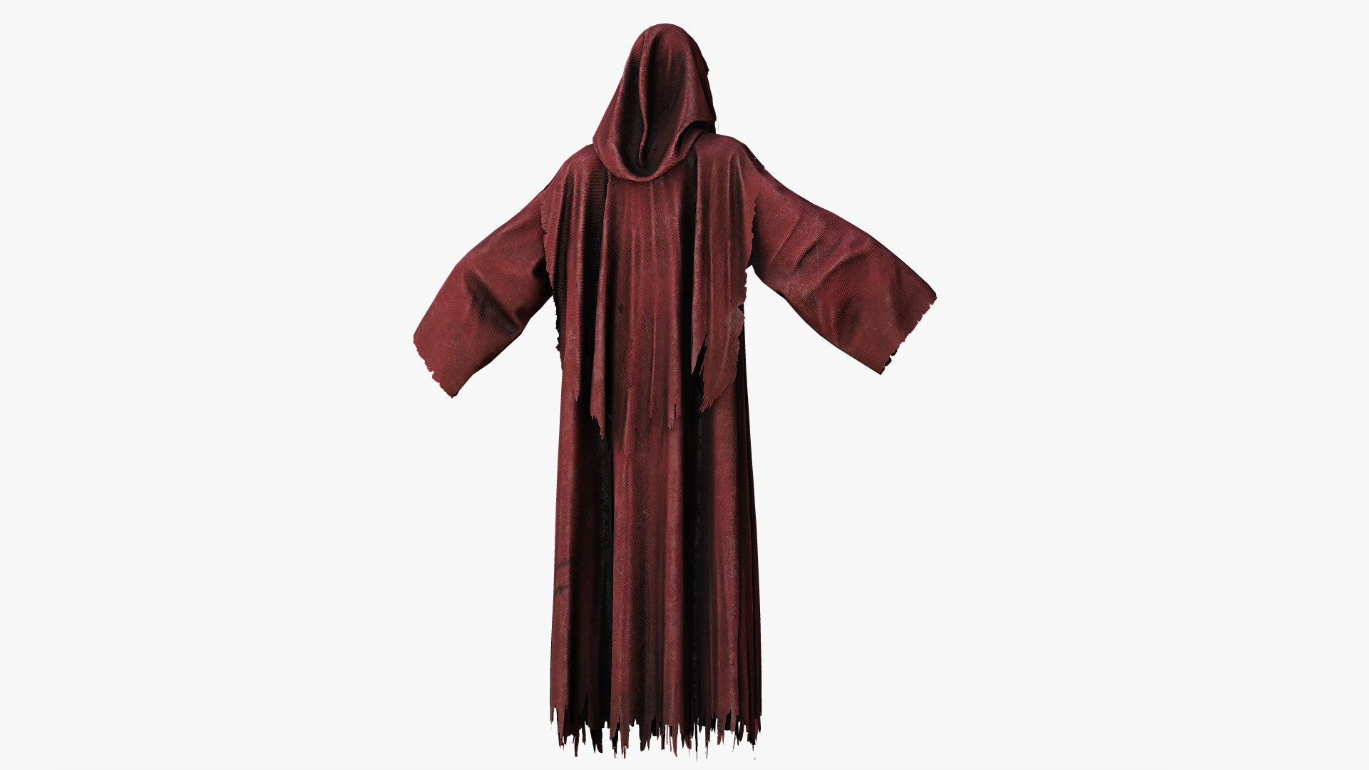 3D model Old Cloak Red VR / AR / low-poly | CGTrader