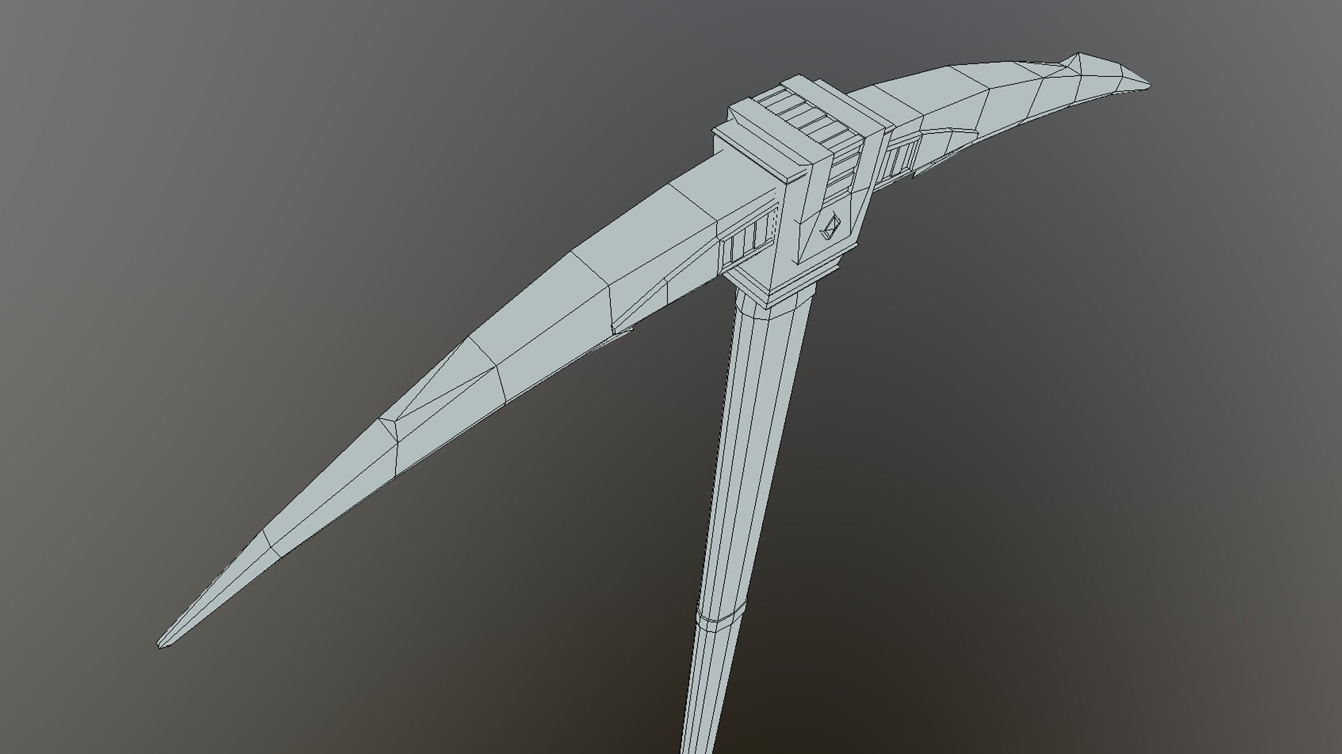 3D model Pickaxe - Adamantite VR / AR / low-poly | CGTrader