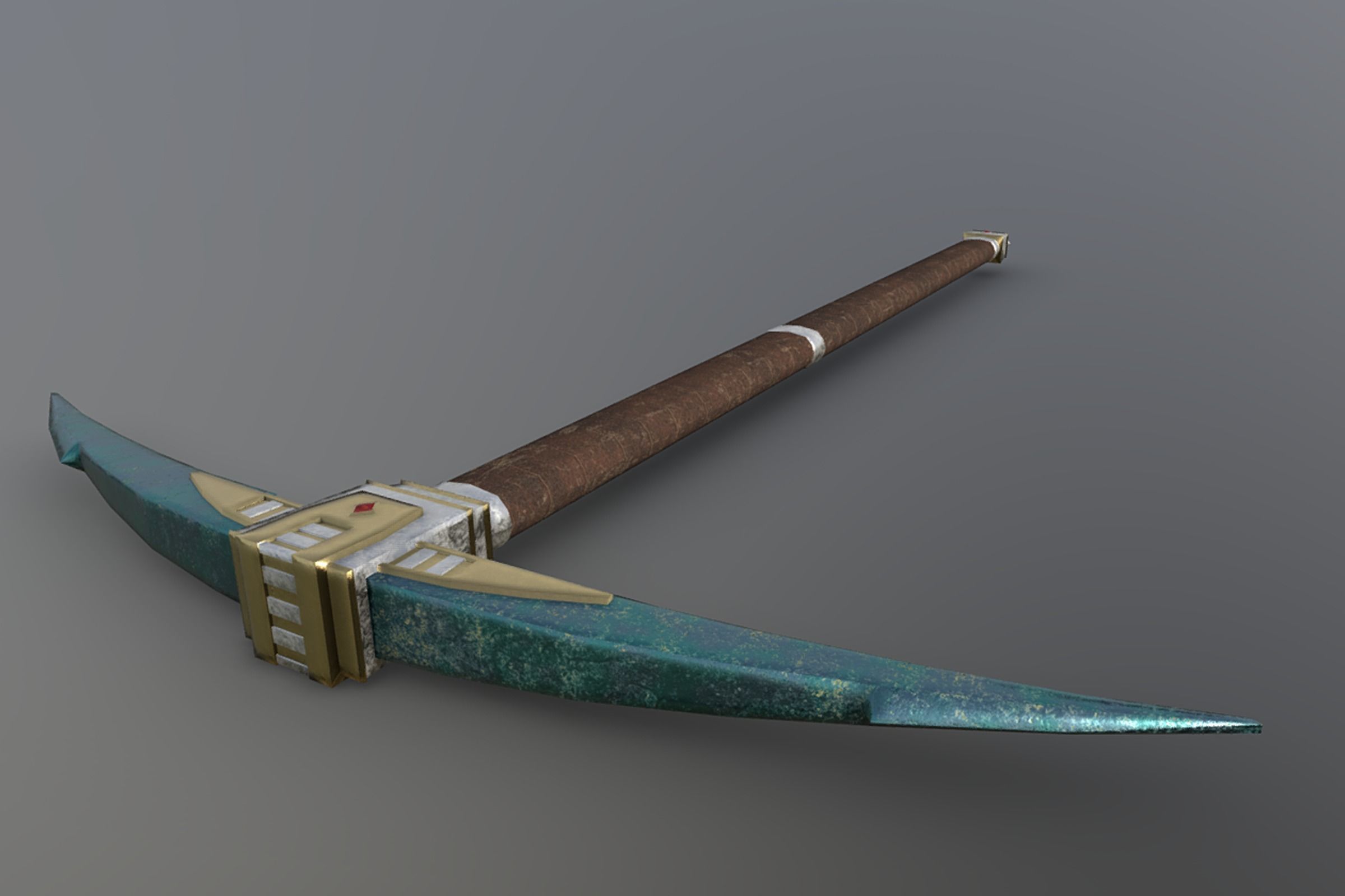 3D model Pickaxe - Adamantite VR / AR / low-poly | CGTrader