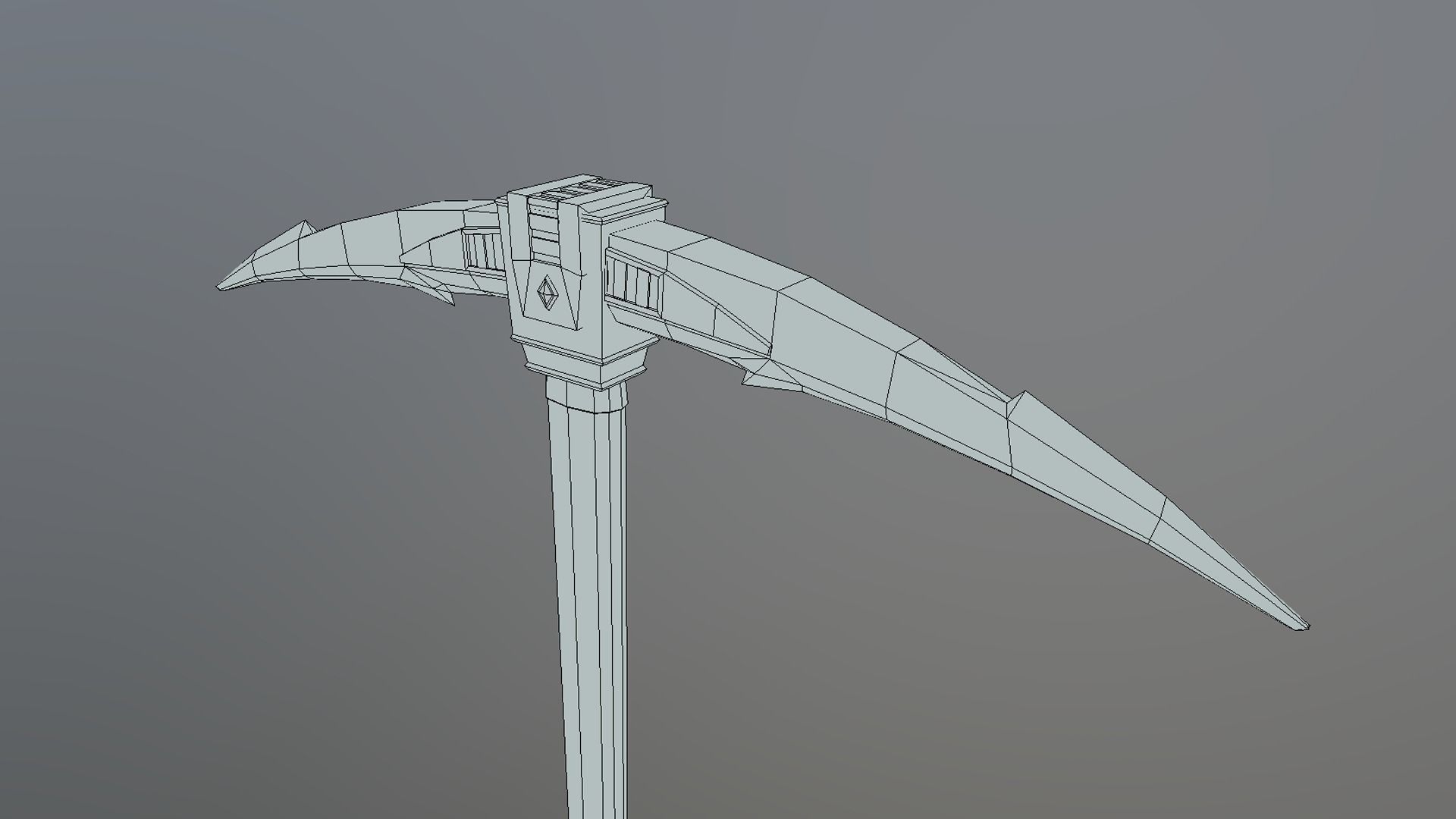 3D model Pickaxe - Adamantite VR / AR / low-poly | CGTrader