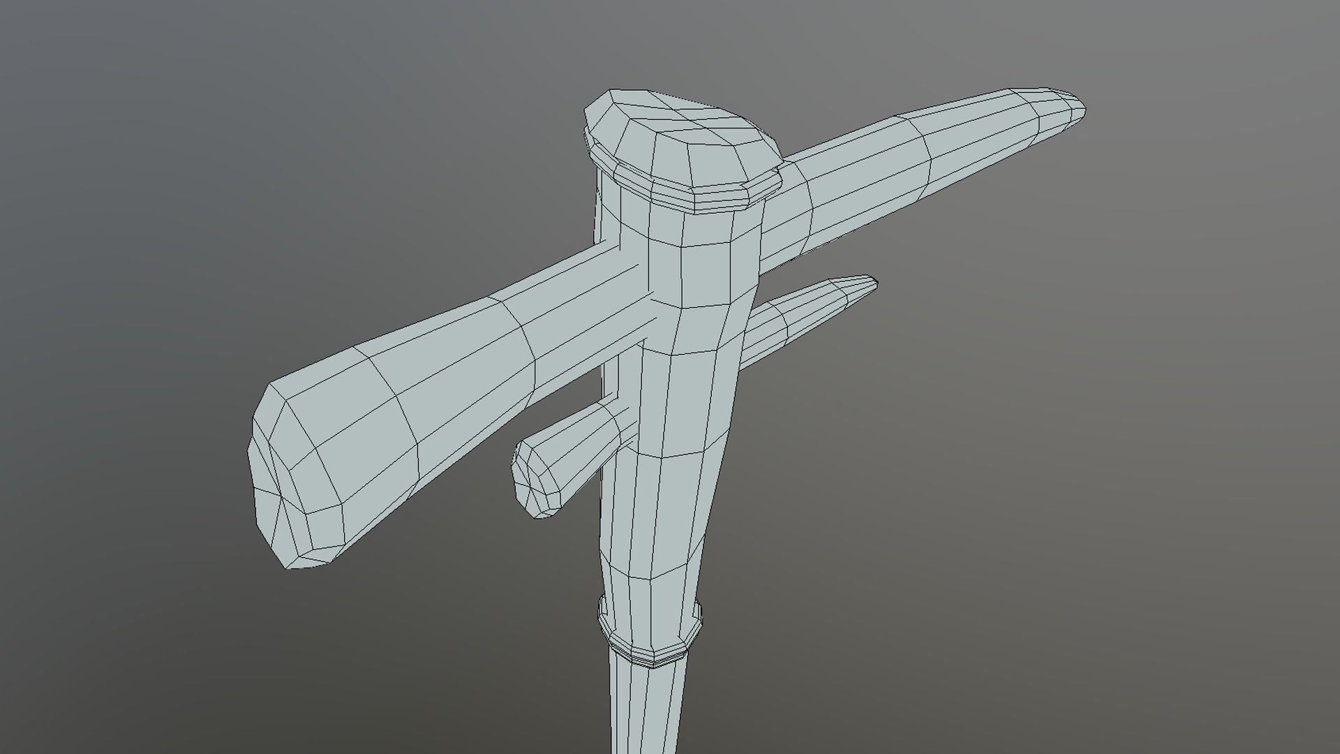 3D model Pickaxe - Bone VR / AR / low-poly | CGTrader