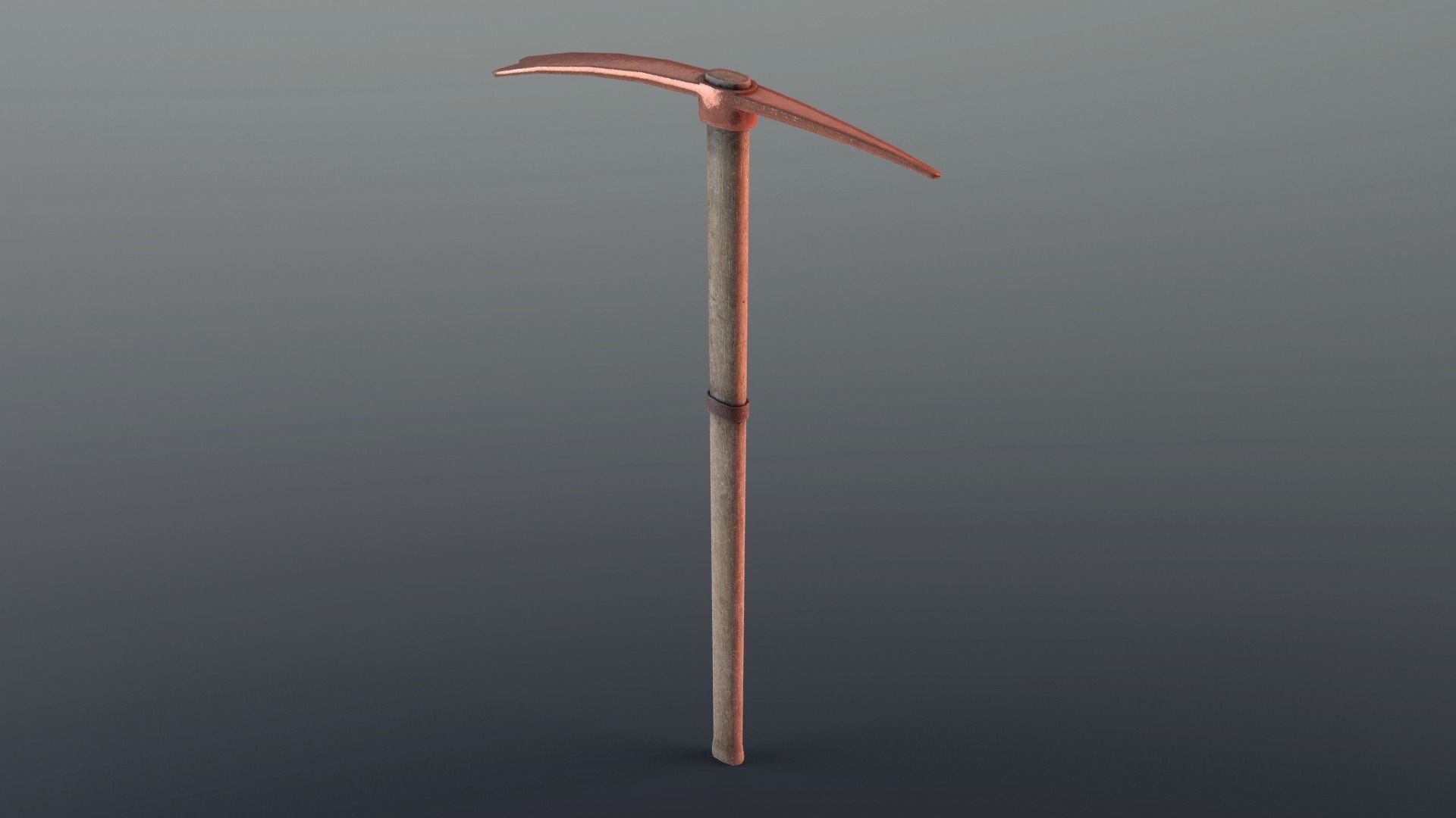 3D model Pickaxe - Copper VR / AR / low-poly | CGTrader