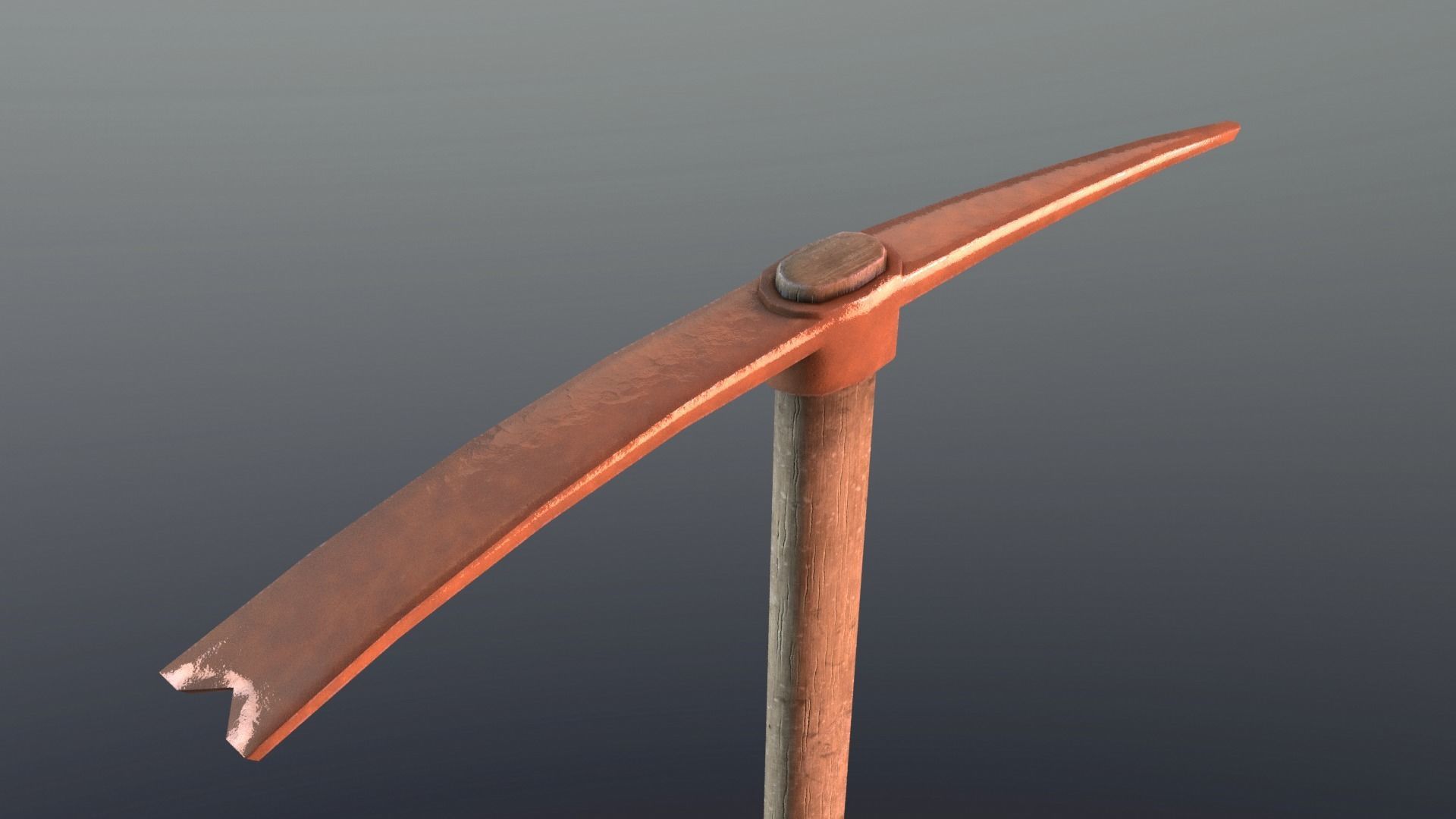 3D model Pickaxe - Copper VR / AR / low-poly | CGTrader