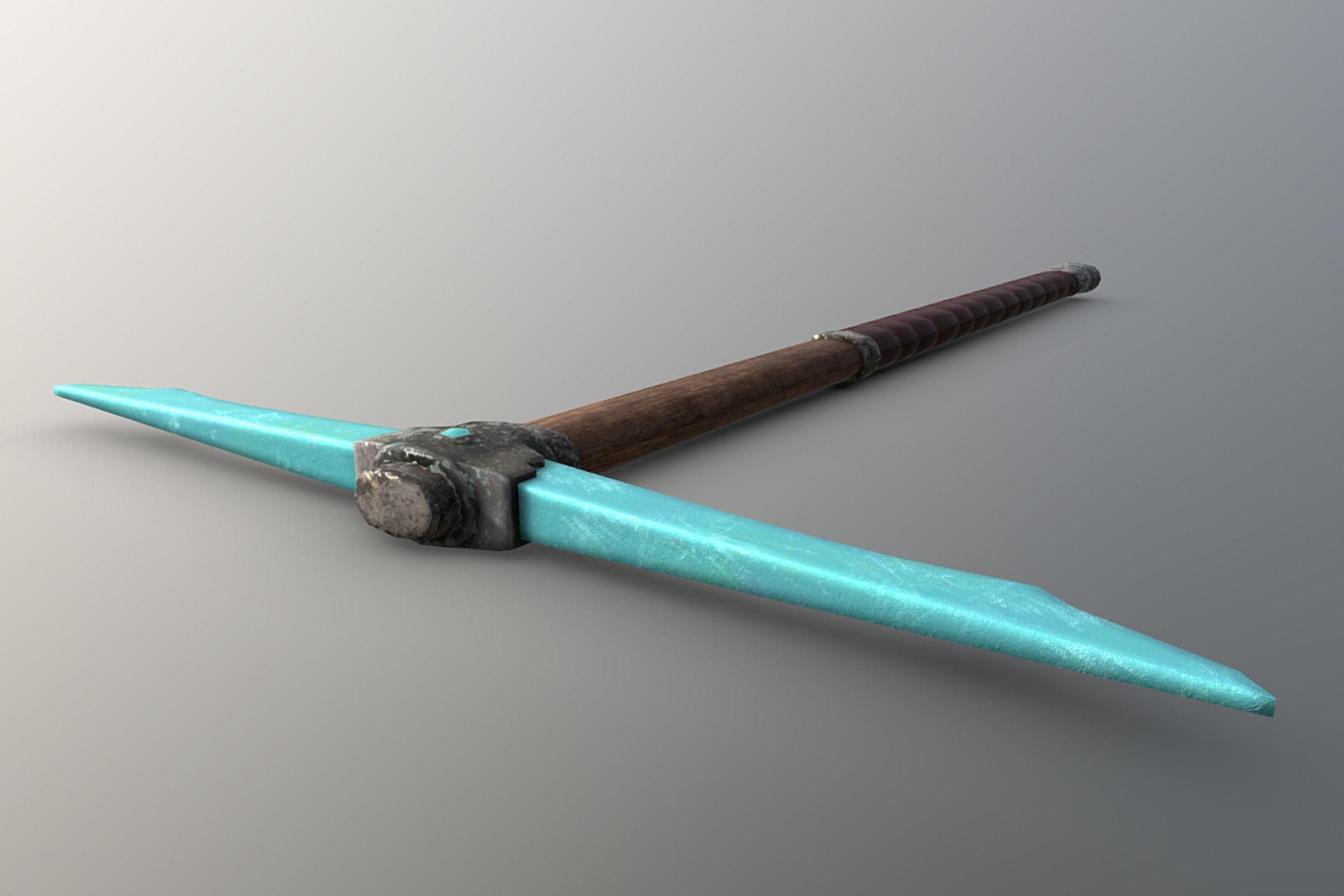 3D model Pickaxe - Diamond VR / AR / low-poly | CGTrader