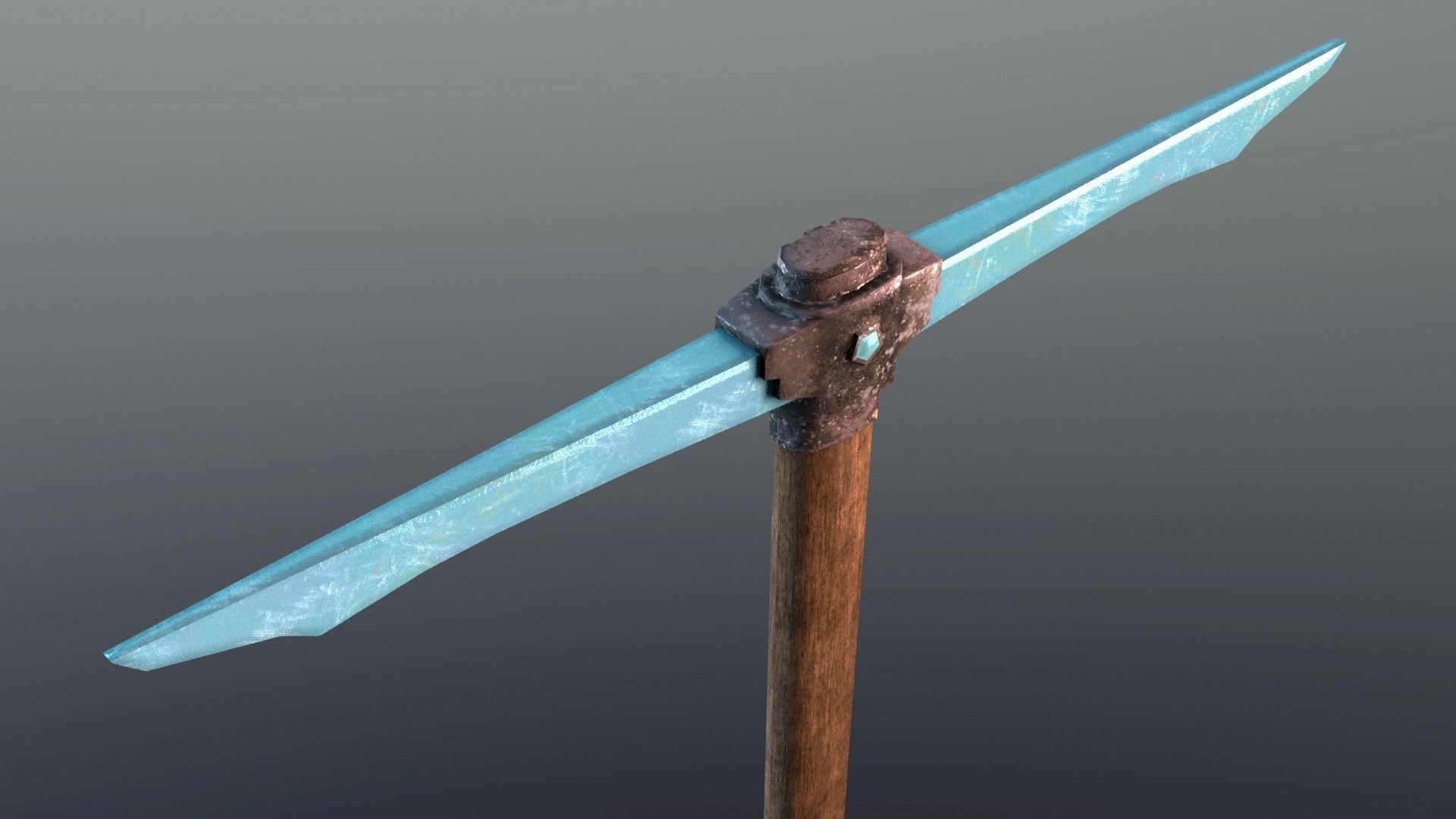 3D model Pickaxe - Diamond VR / AR / low-poly | CGTrader