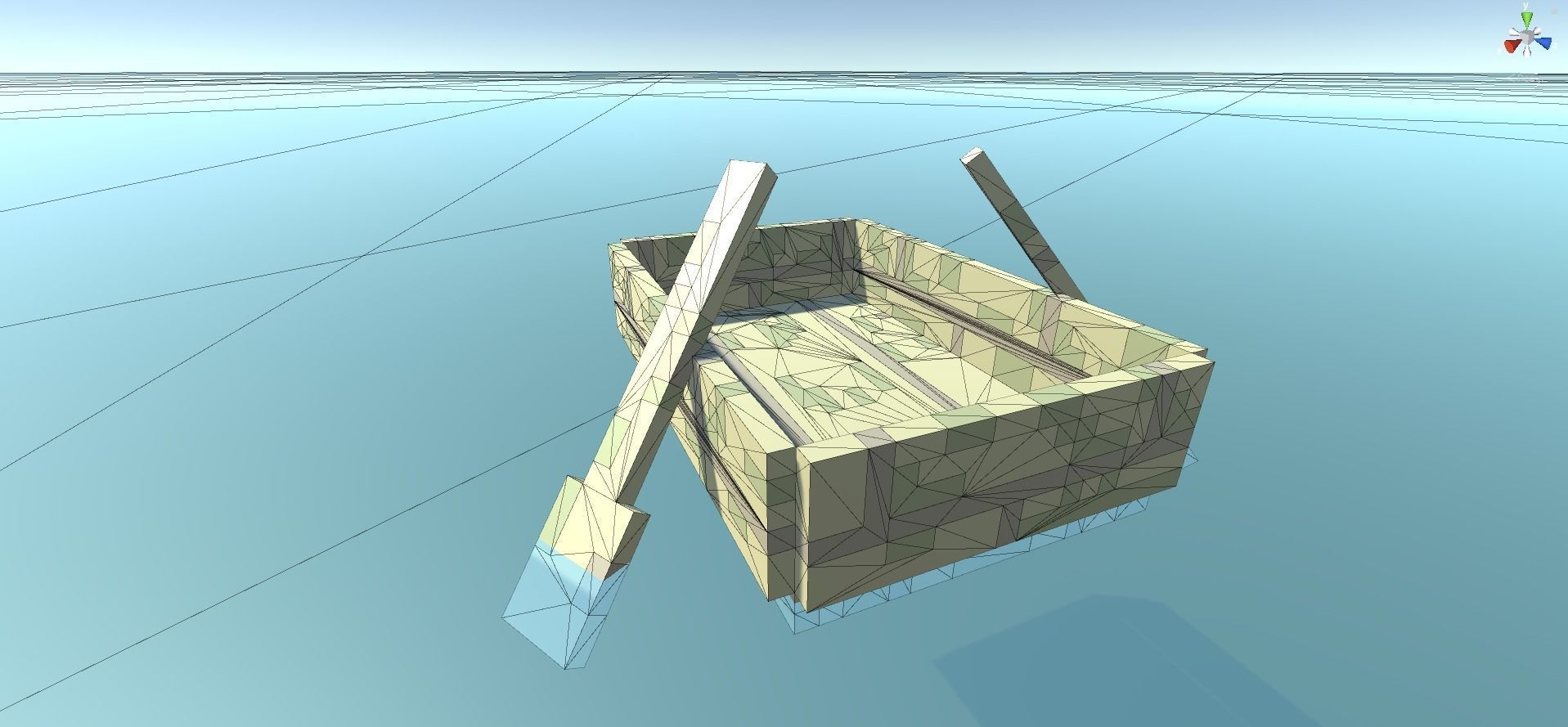3D model Block Pack Boat - block styled voxel boat VR / AR / low-poly ...