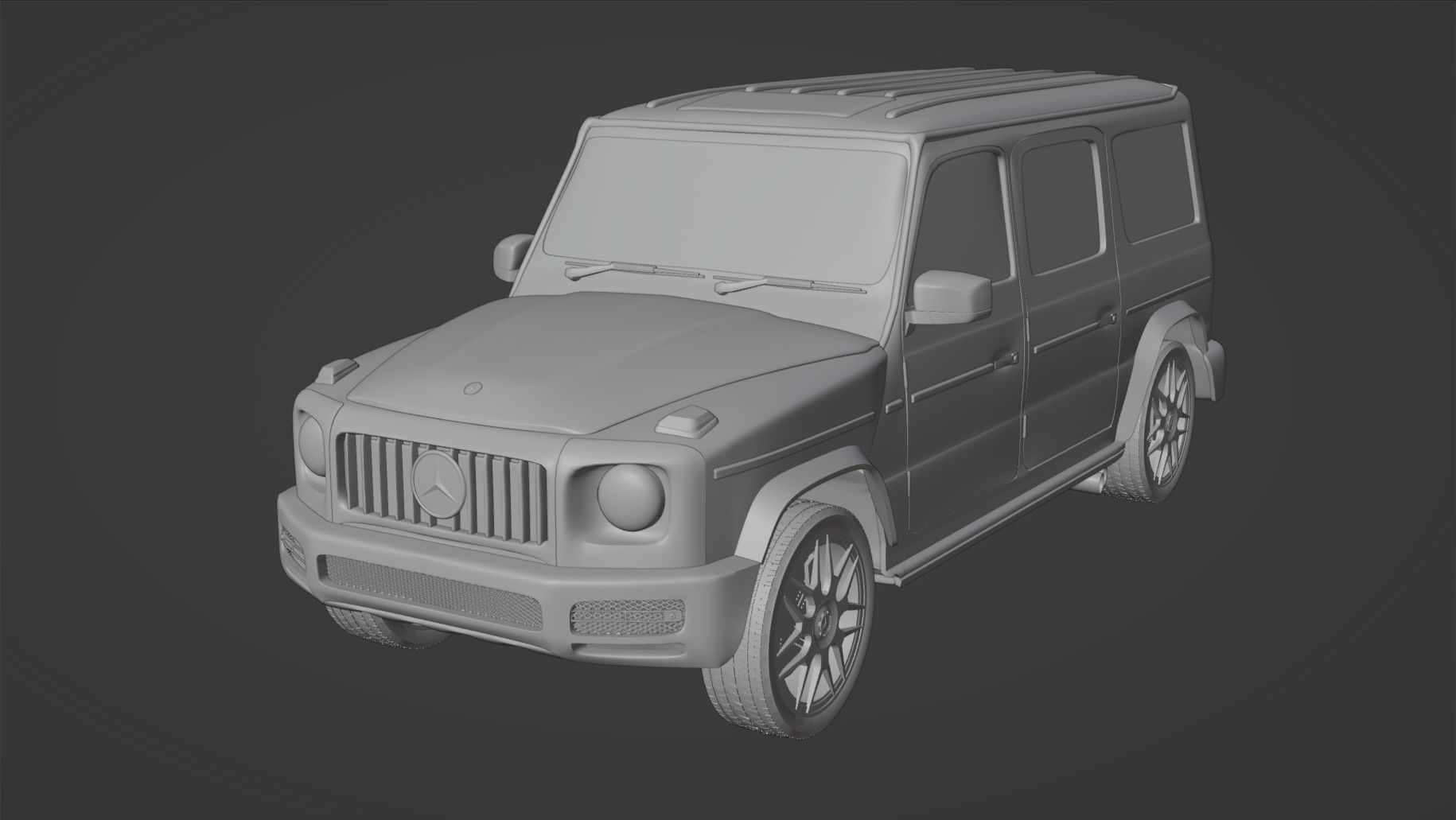 Mercedes AMG gclass G63 game ready 3D model | CGTrader