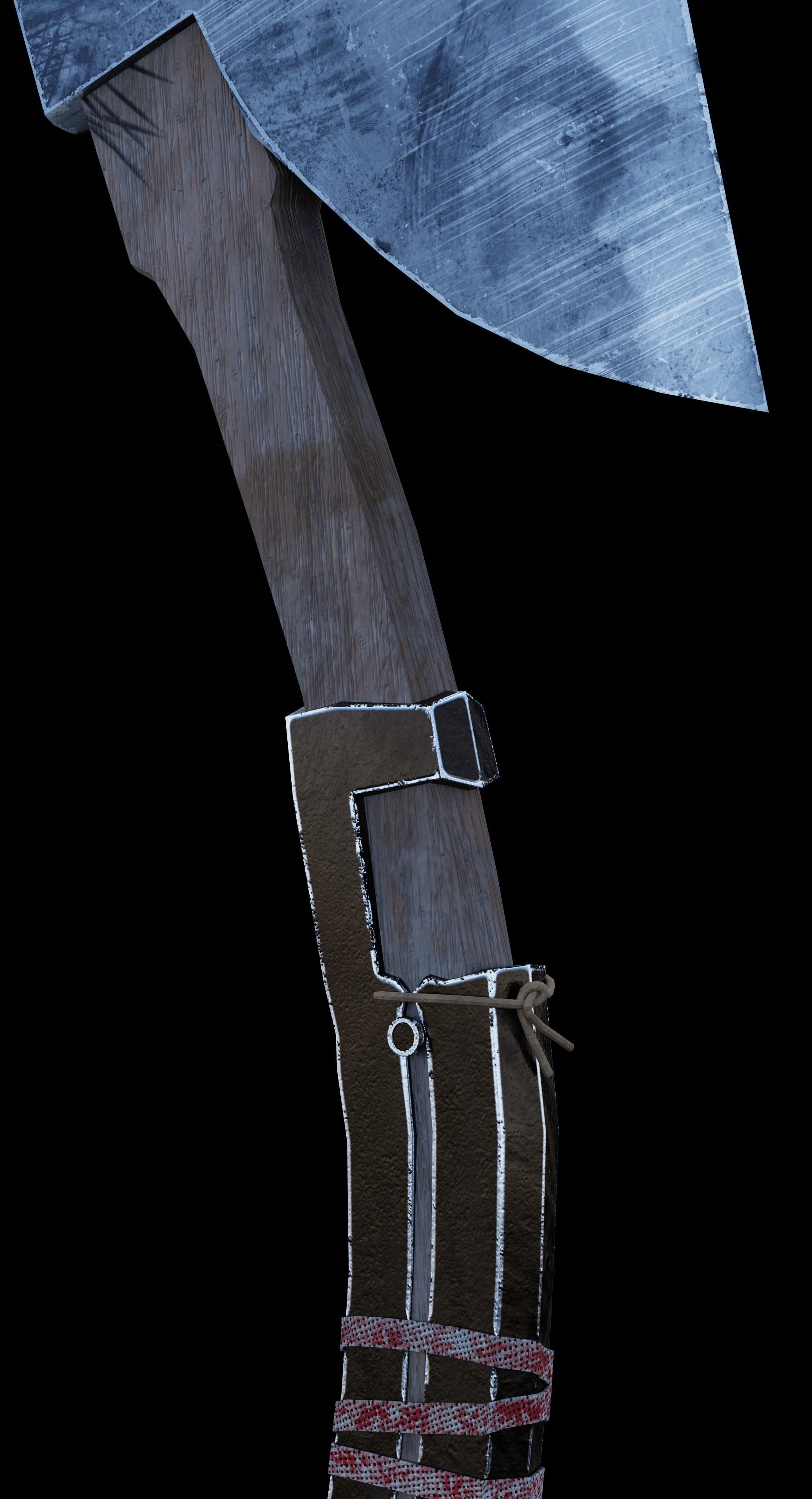 3D model Loaded Axe VR / AR / low-poly | CGTrader