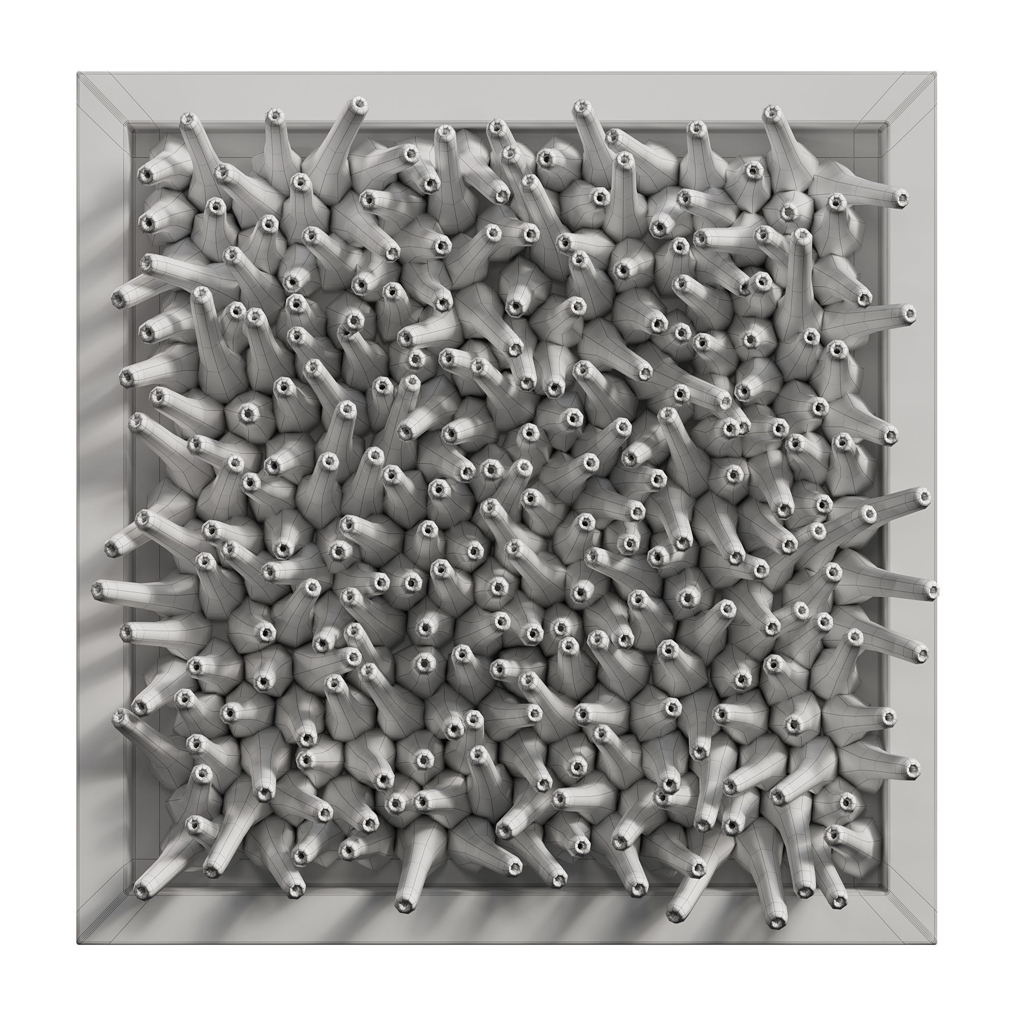 Coral Reef Wall Decoration in frames 2 3D model | CGTrader