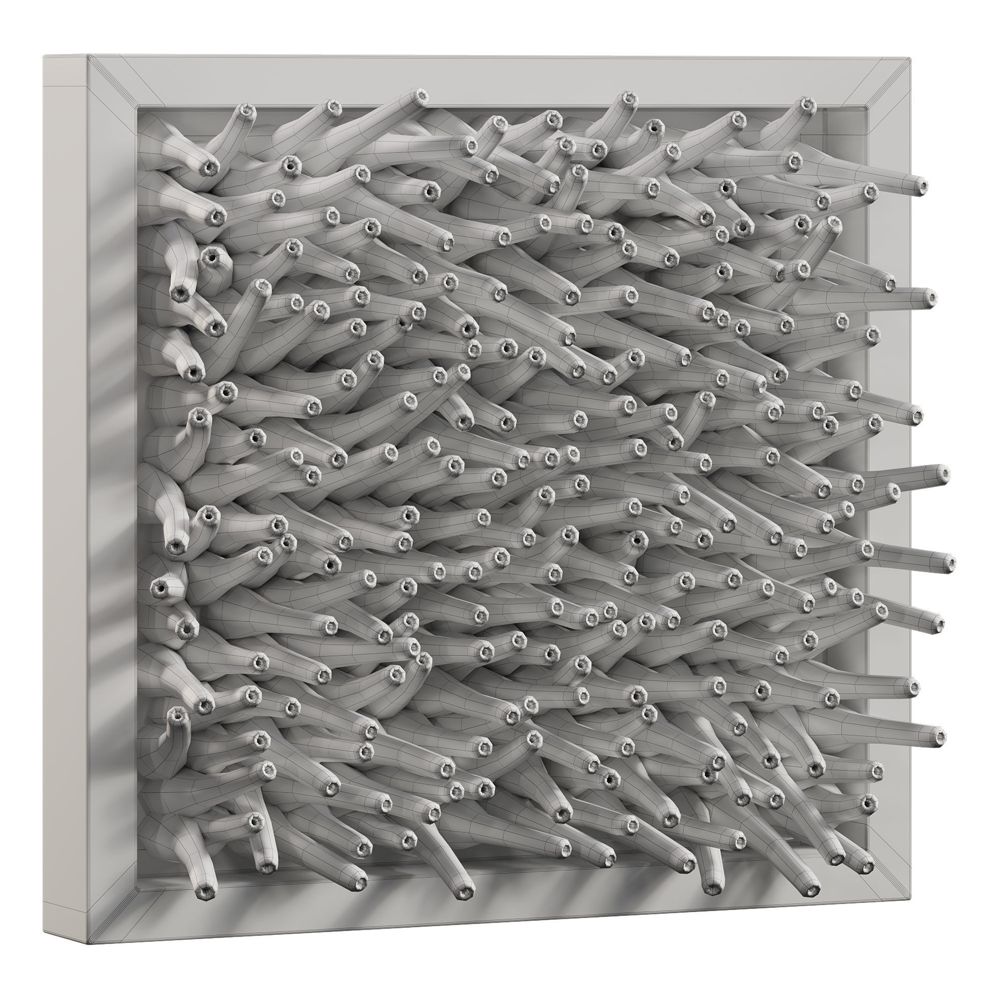 Coral Reef Wall Decoration in frames 2 3D model | CGTrader