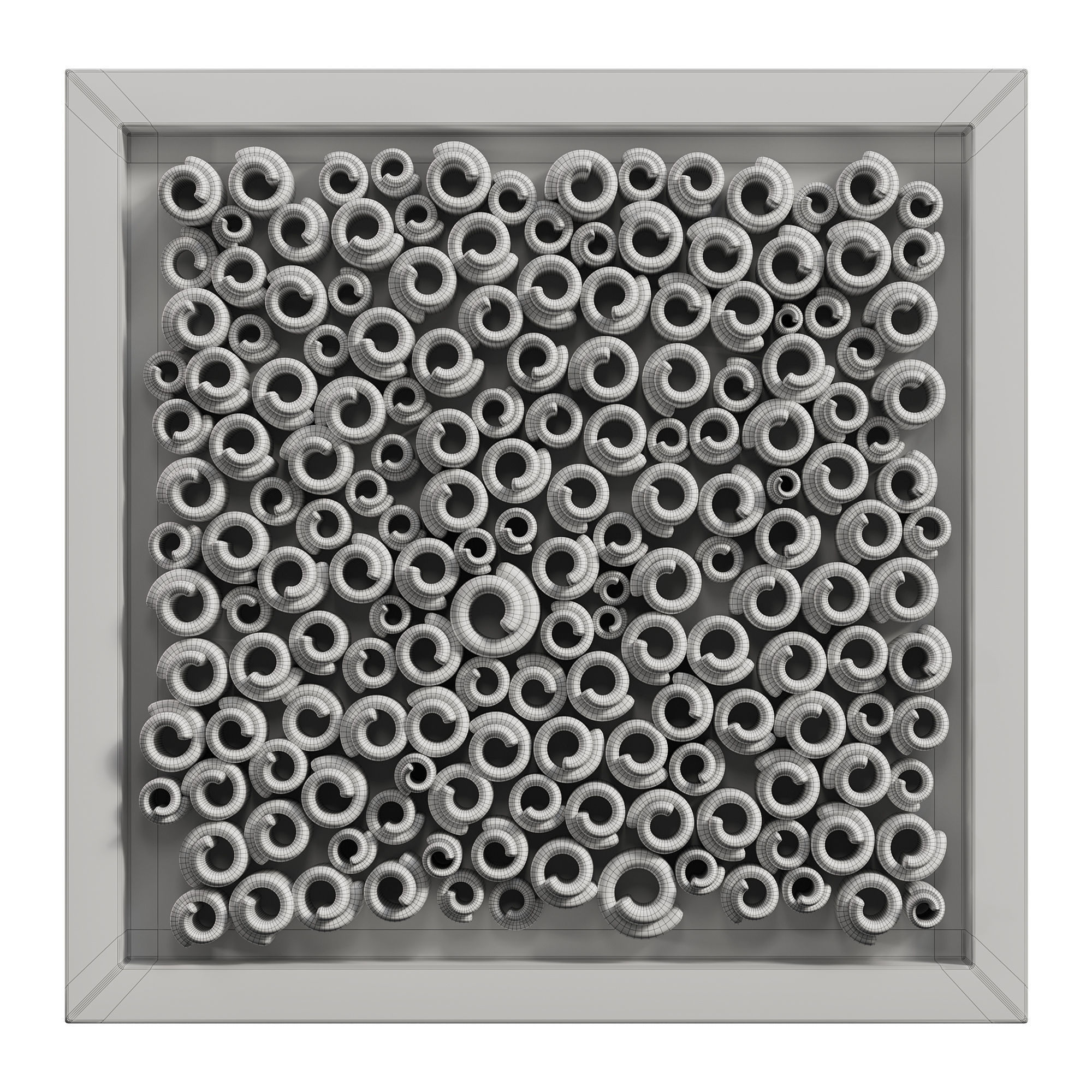 Coral Reef Wall Decoration in frames 2 3D model | CGTrader