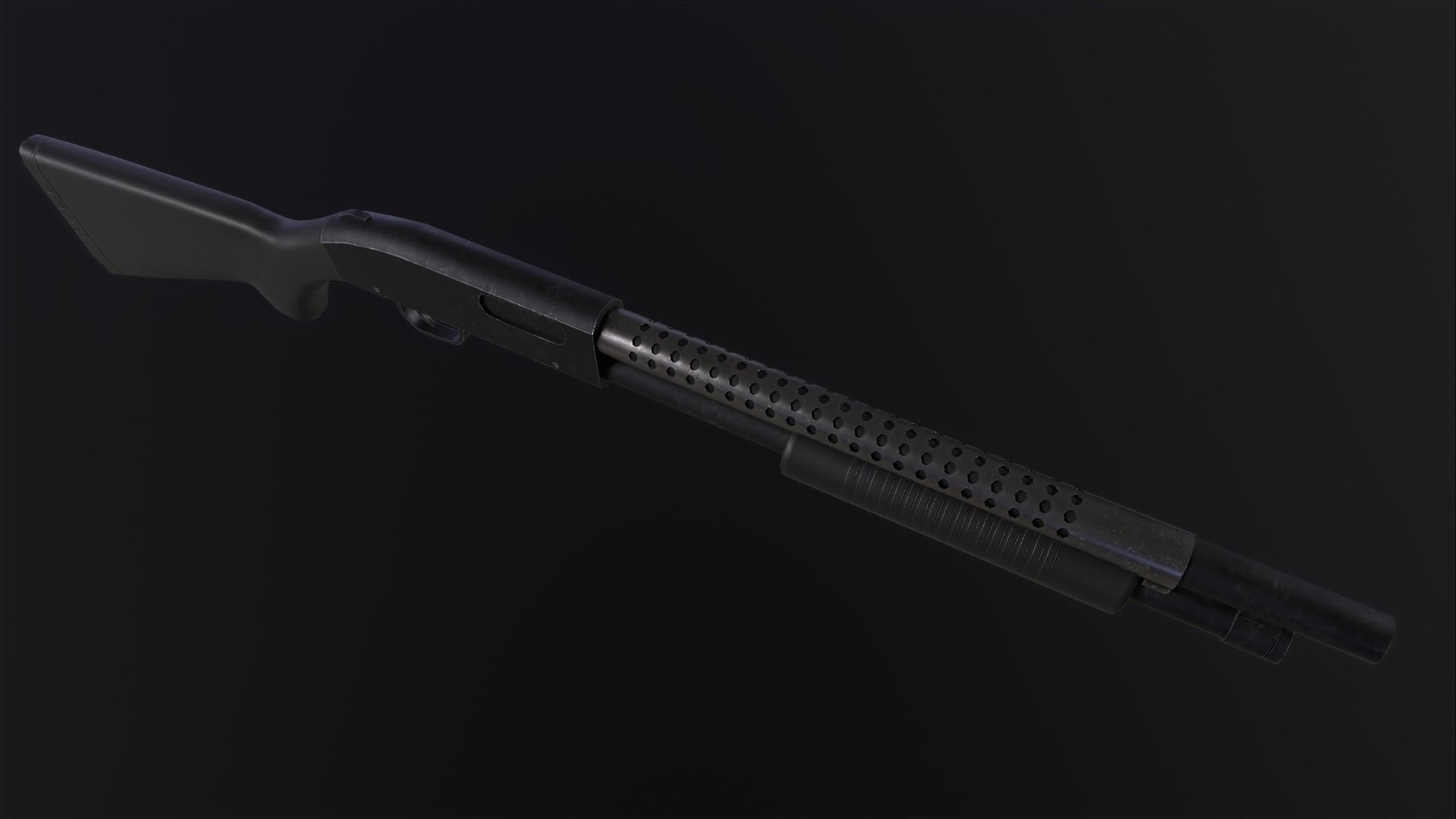 3D model M58A shotgun PBR VR / AR / low-poly | CGTrader