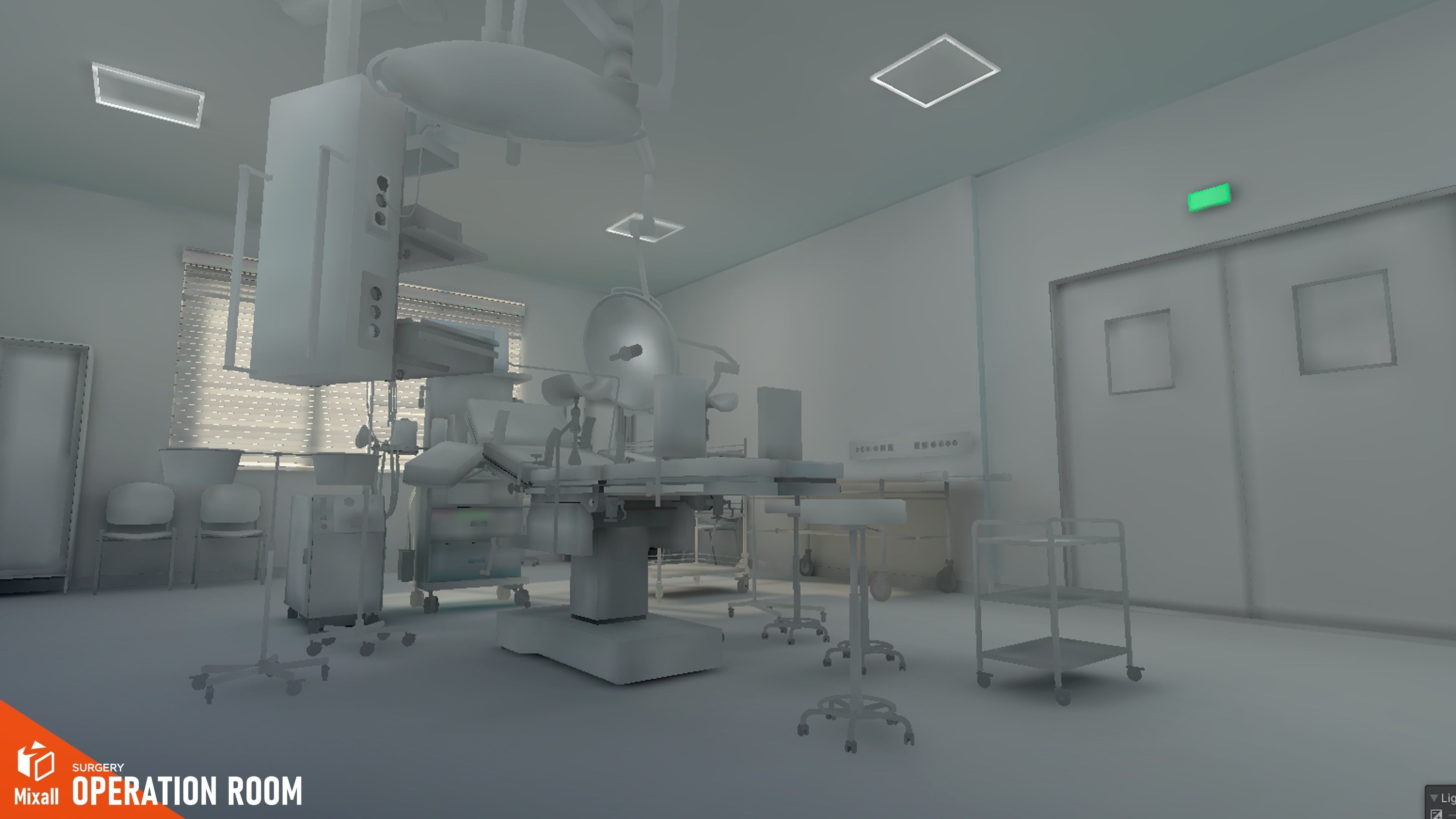 Operation room - surgery 3D model | CGTrader
