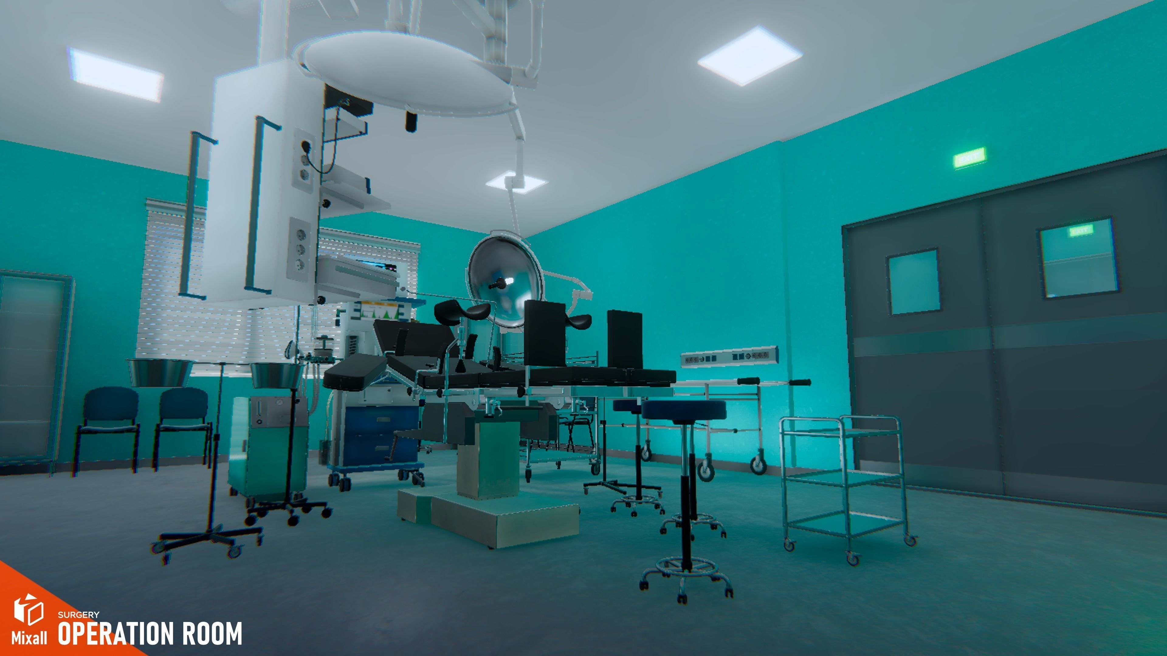 Operation room - surgery 3D model | CGTrader