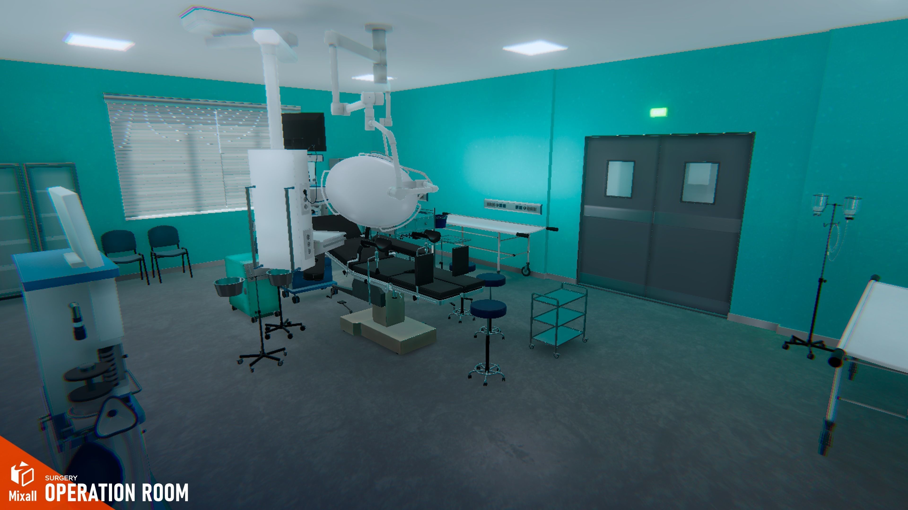 Operation room - surgery 3D model | CGTrader