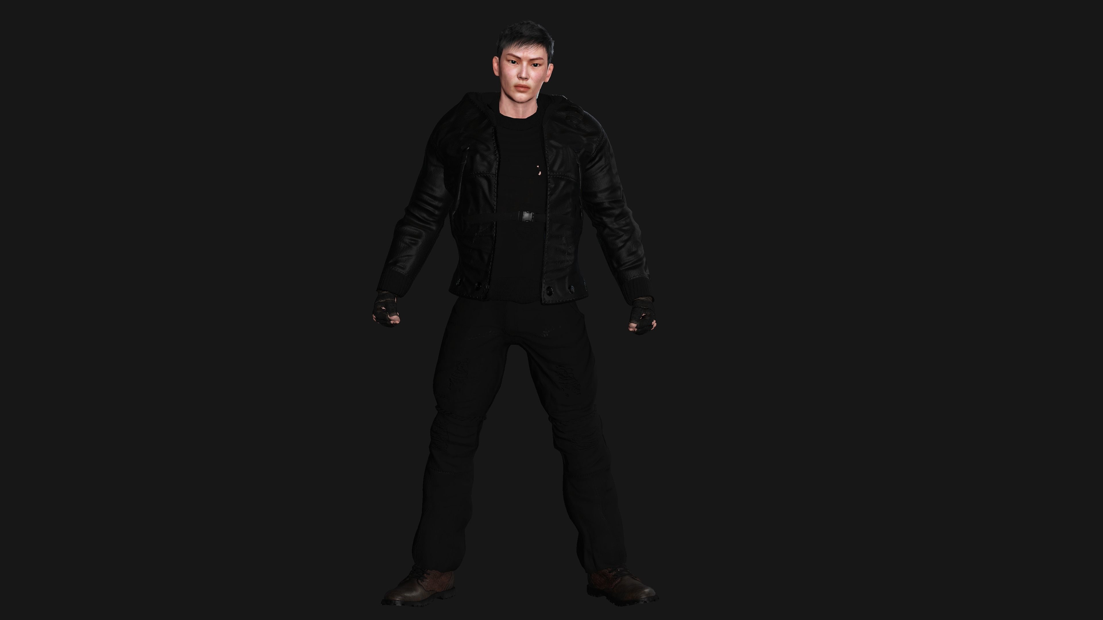 3D model AAA 3D REALISTIC HUMAN CHARACTER - ASIAN KOREAN MAN VR / AR ...