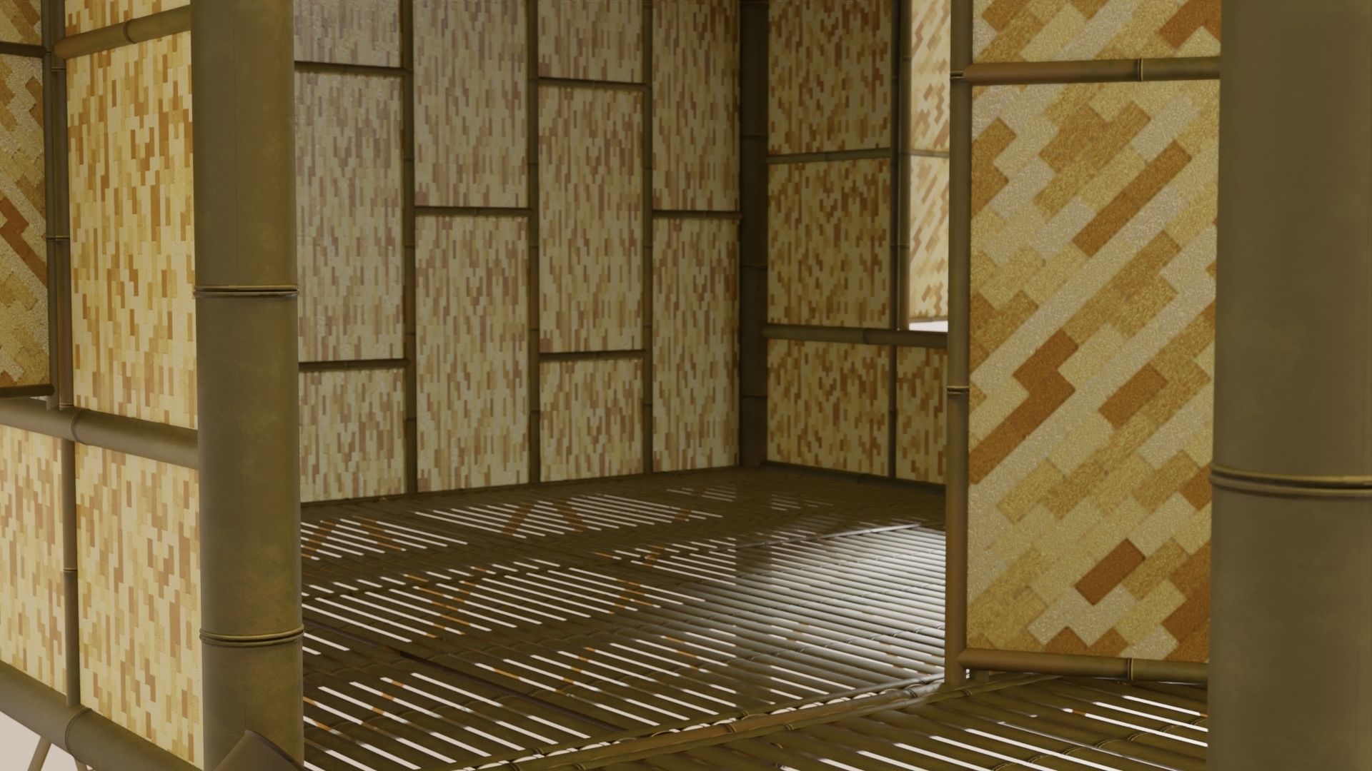 3D thai Bamboo house 3D model | CGTrader
