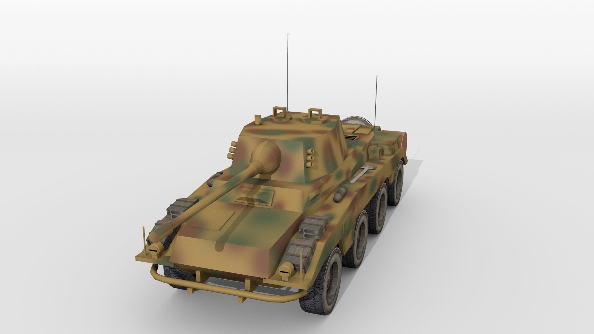 3D model Historical WW2 armored car VR / AR / low-poly | CGTrader