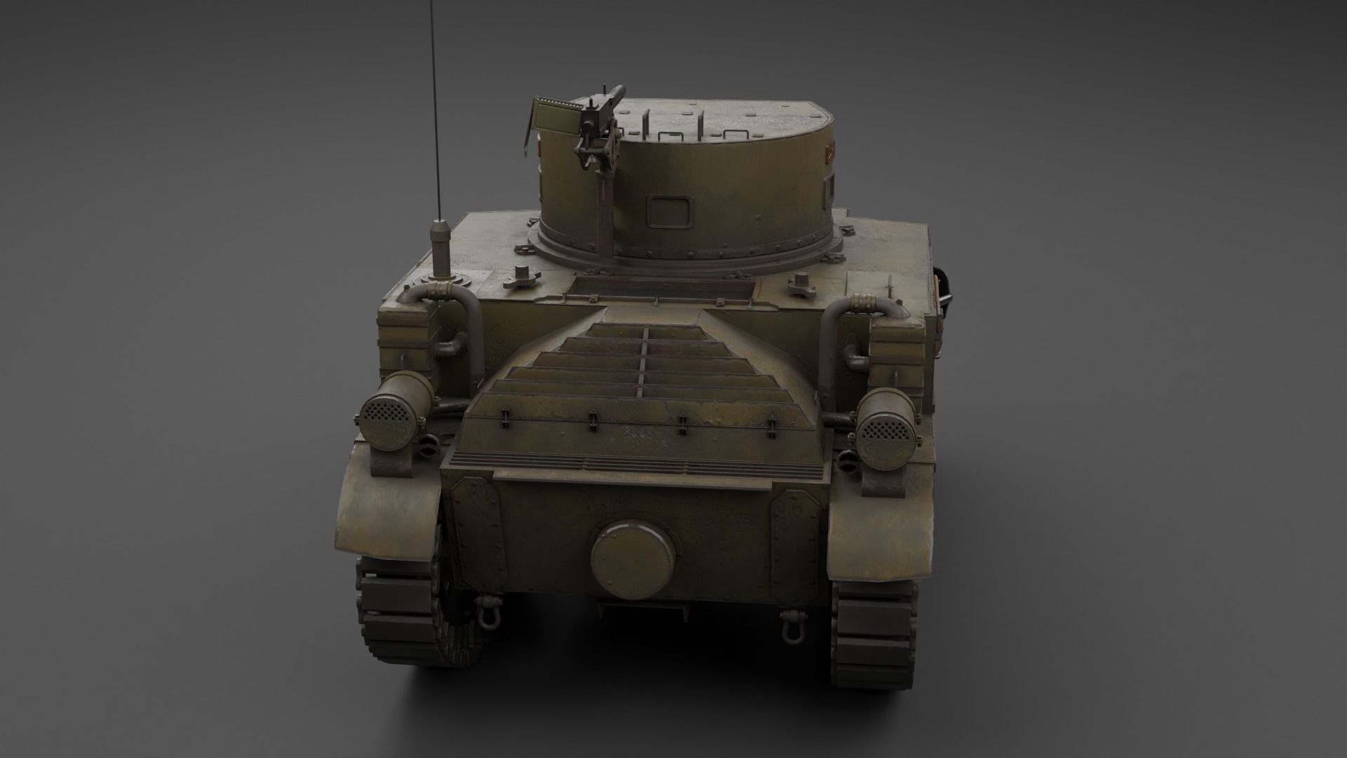 3D model M1 Combat Car Light Tank VR / AR / low-poly | CGTrader