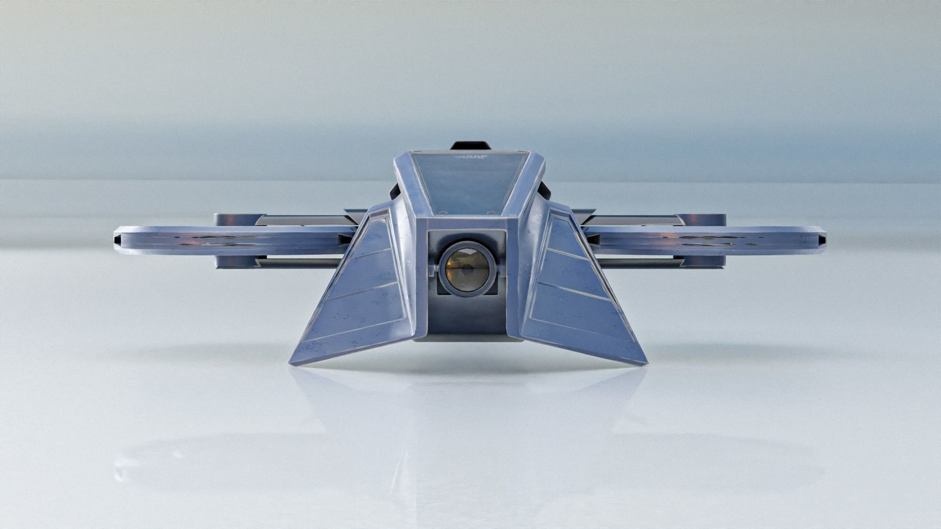 3D model Concept Drone low-poly 3d model VR / AR / low-poly | CGTrader